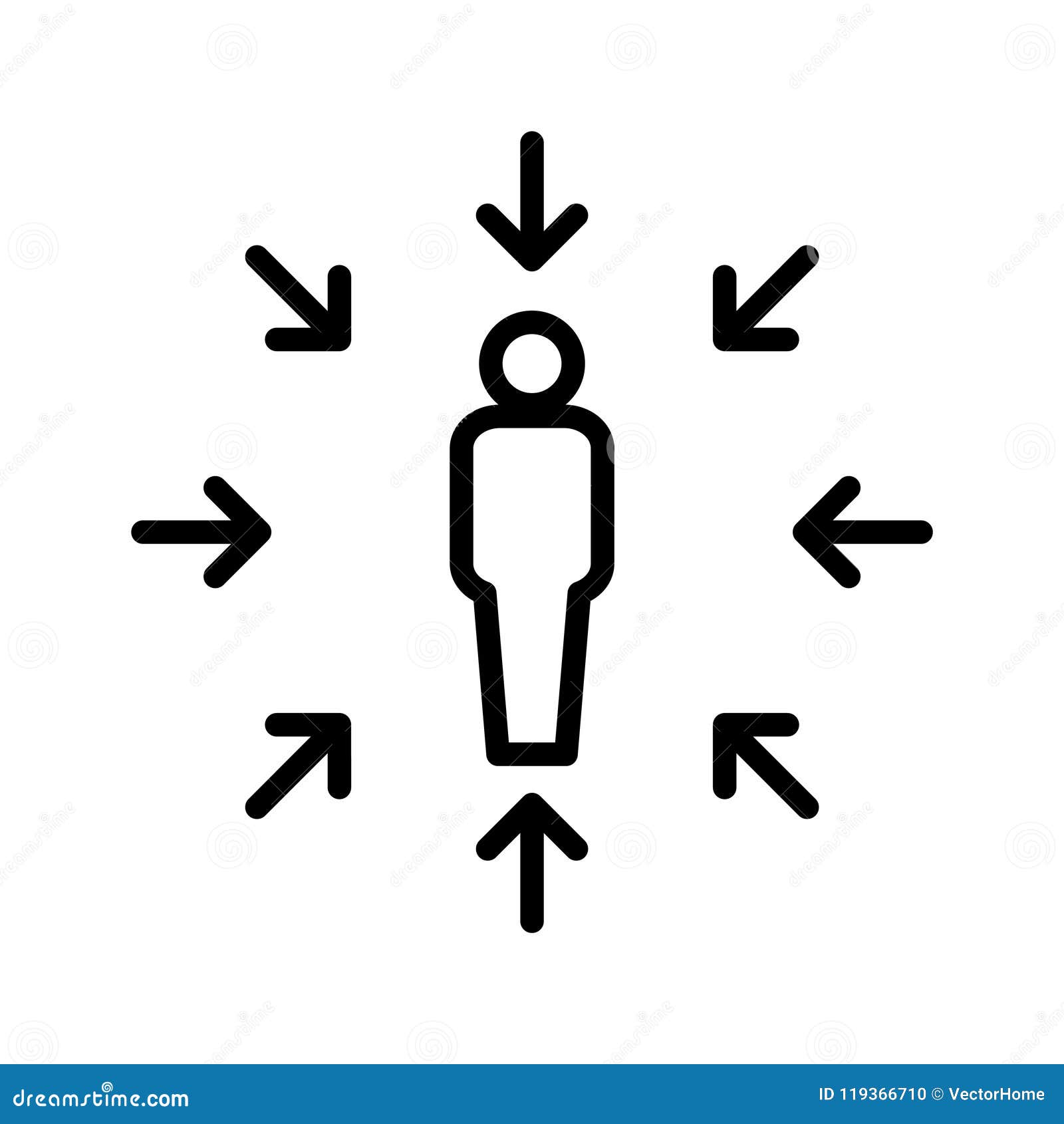 Ícone Do Centricity Do Cliente, Ilustração Do Vetor Ilustração do Vetor ...