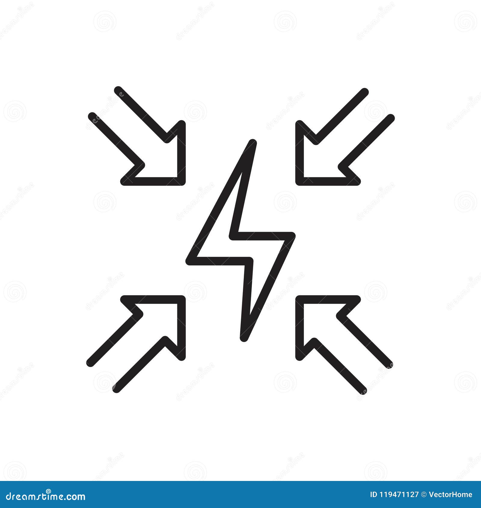 Ícone Do Conflito, Ilustração Do Vetor Ilustração do Vetor - Ilustração ...