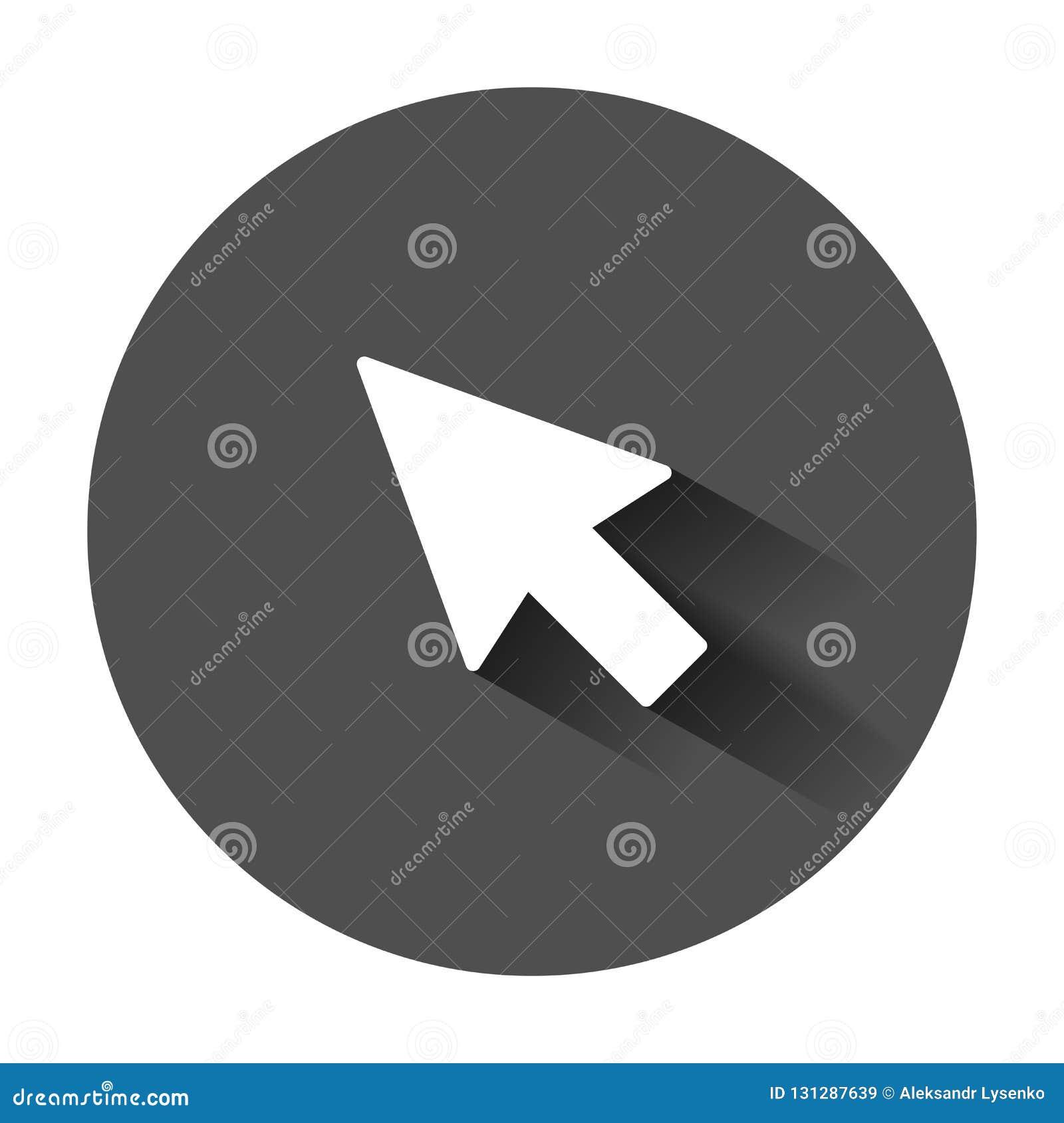 Ícone Do Cursor Do Rato Do Computador No Estilo Liso Vetor IL Do Cursor ...