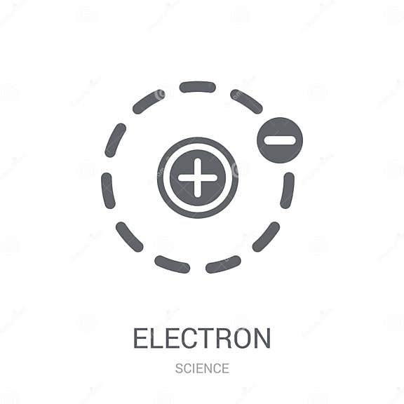 ícone do elétron ilustração do vetor. Ilustração de circuito - 131178324