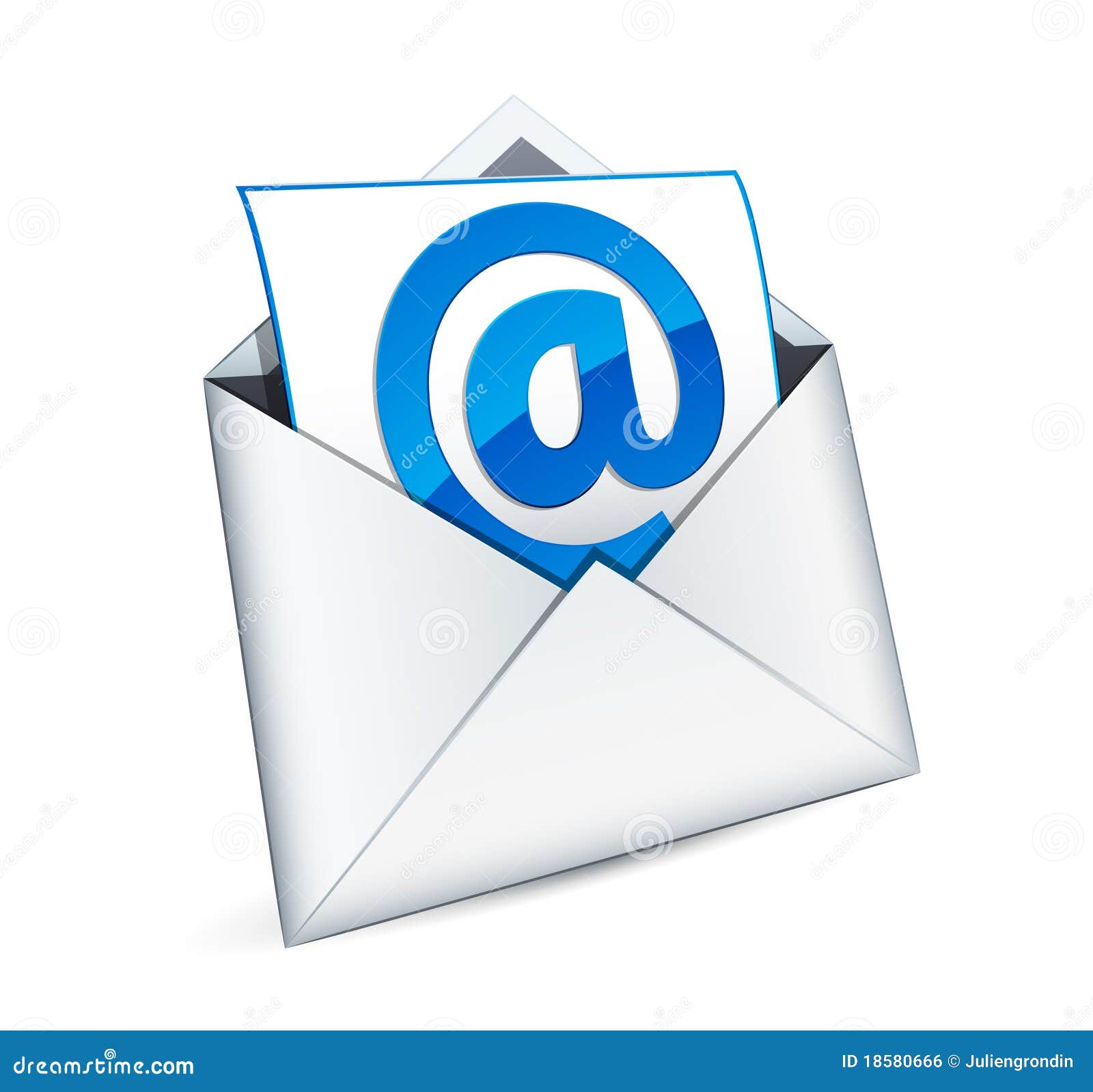 Ícone do email ilustração do vetor. Ilustração de renda - 18580666