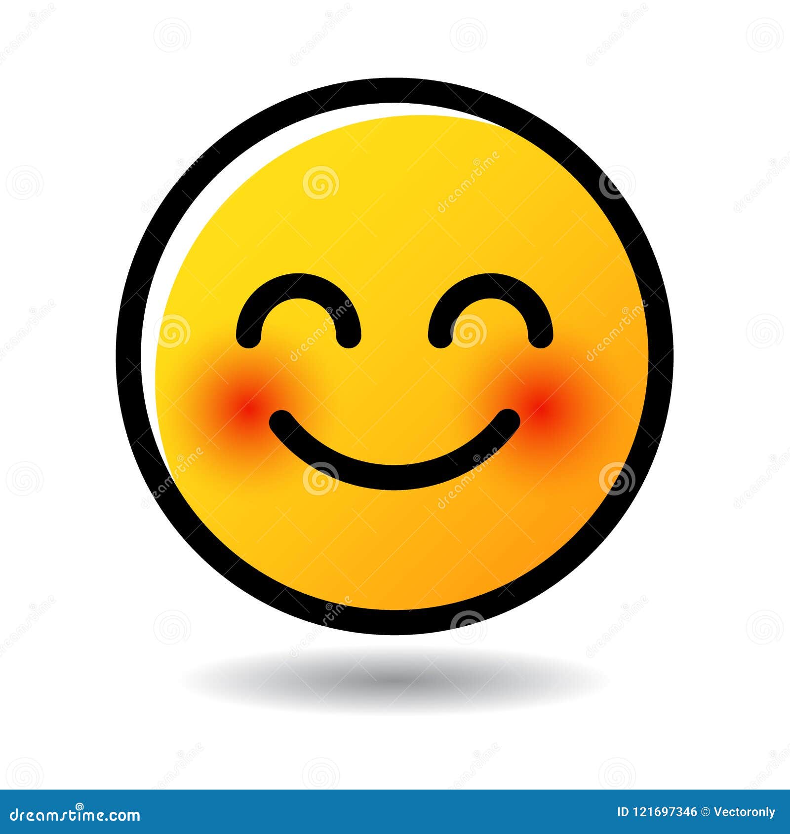Ícone Do Emoji Do Emoticon Da Cara Do Sorriso Ilustração do Vetor ...