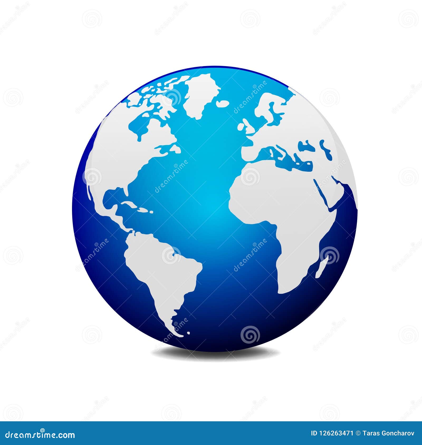 Ícone Do Globo Do Vetor Do Mundo Ilustração do Vetor - Ilustração de ...