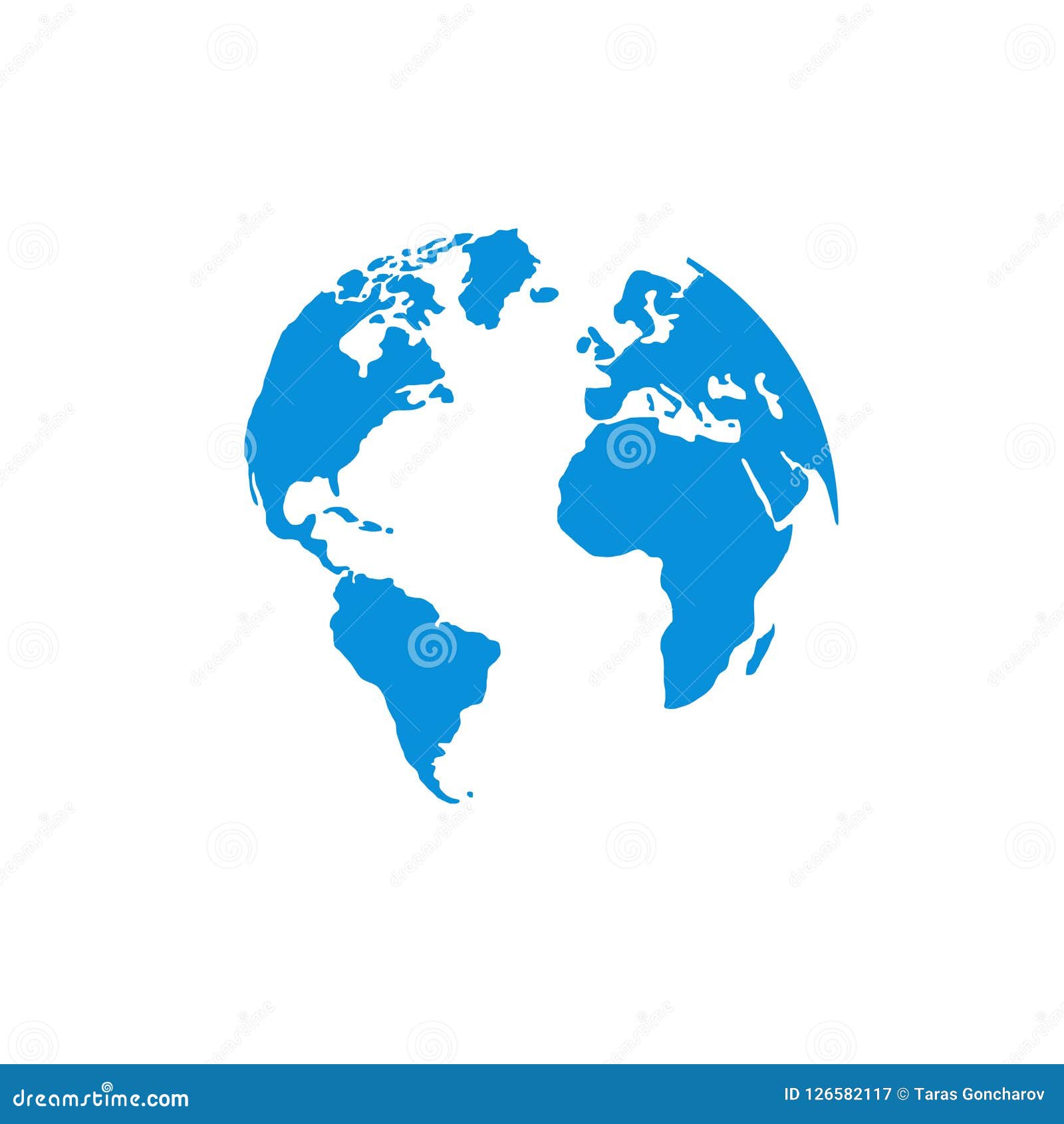 Ícone Do Globo Do Vetor Do Mundo Ilustração do Vetor - Ilustração de ...