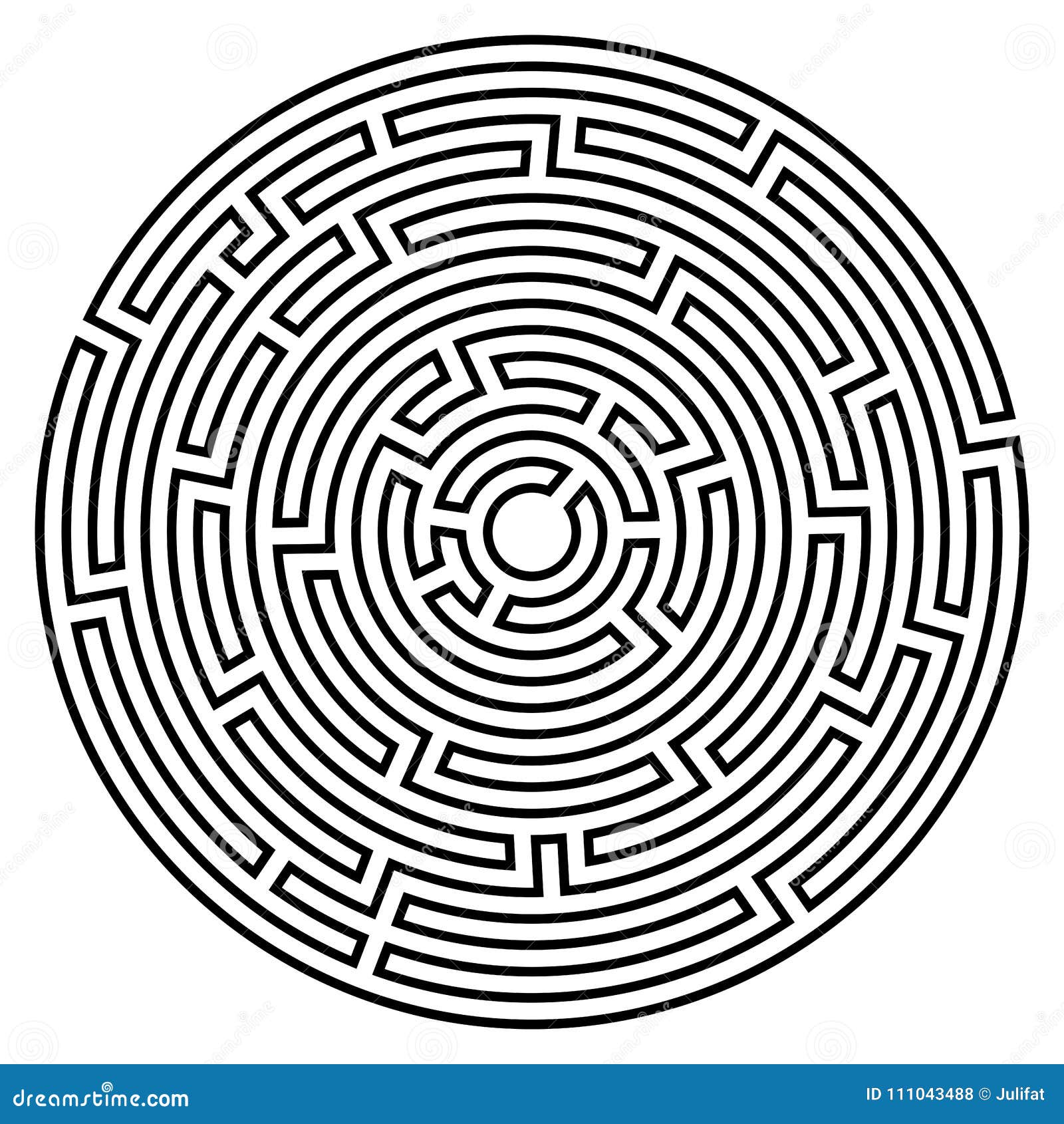Ícone Do Labirinto Símbolo Do Labirinto Ilustração do Vetor ...