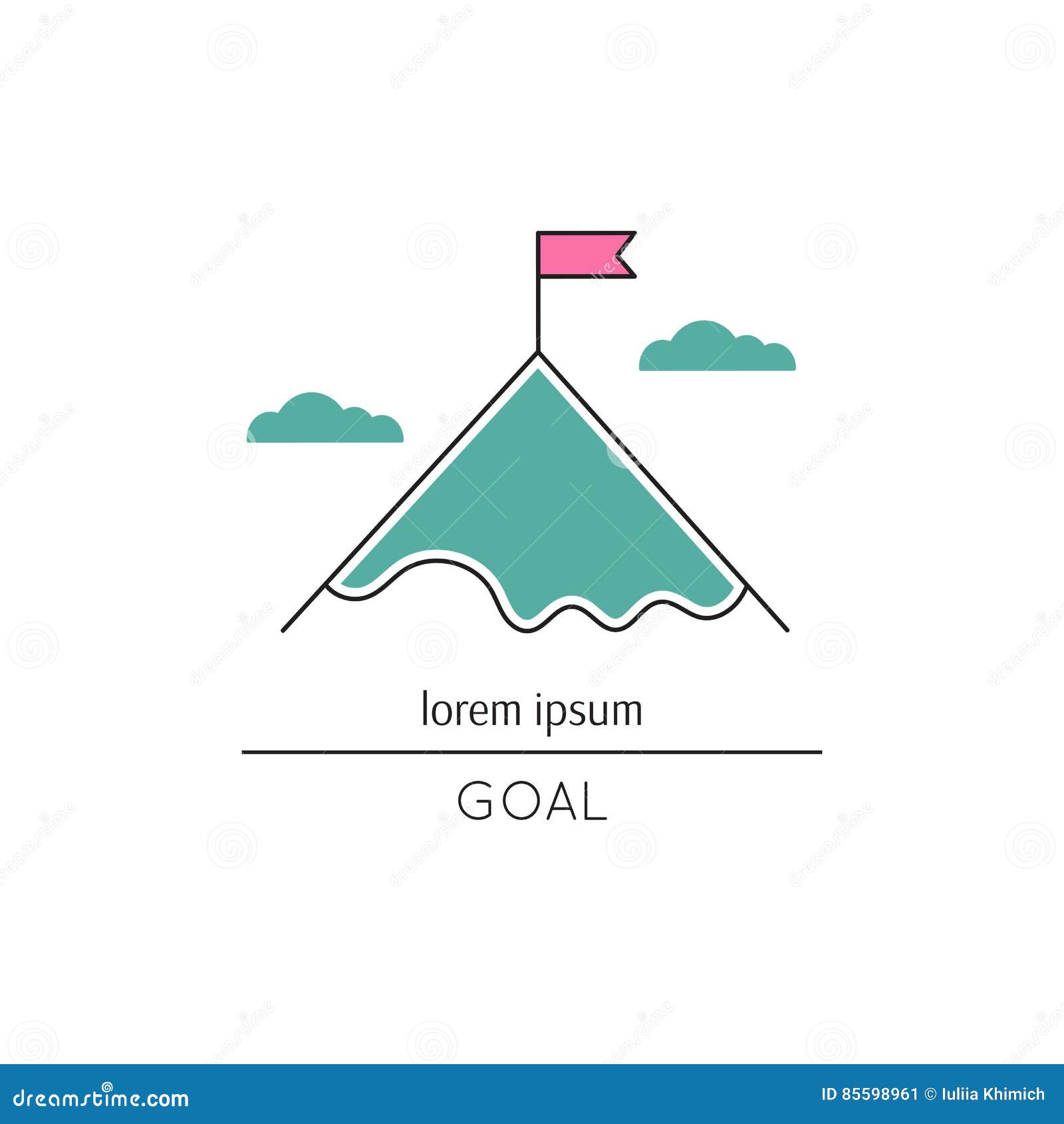 Ícone do meta ilustração do vetor. Ilustração de vencedor - 85598961