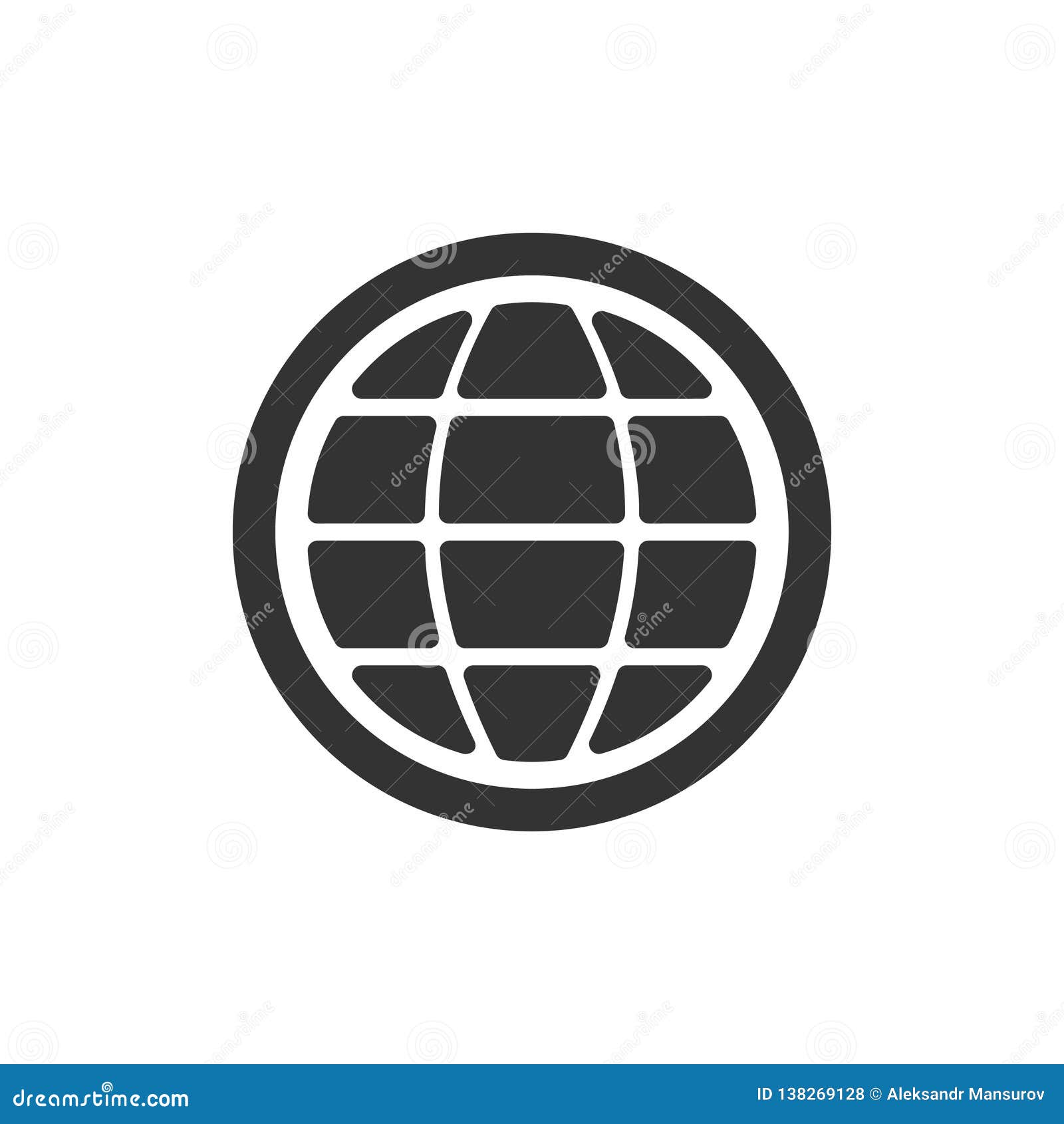 Ícone do mundo ilustração do vetor. Ilustração de nave - 138269128