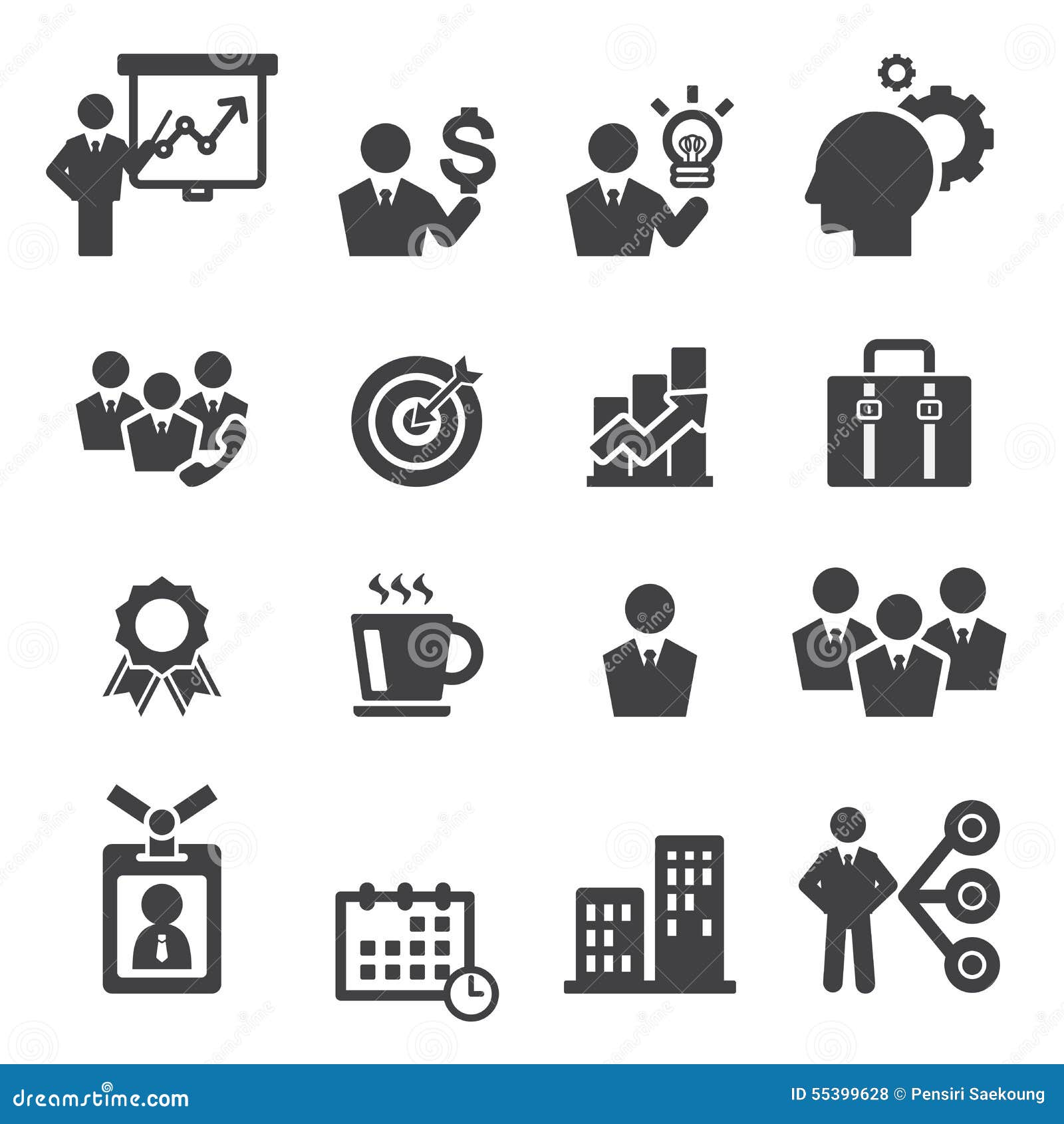 Ícone do negócio ilustração do vetor. Ilustração de abilidade - 55399628