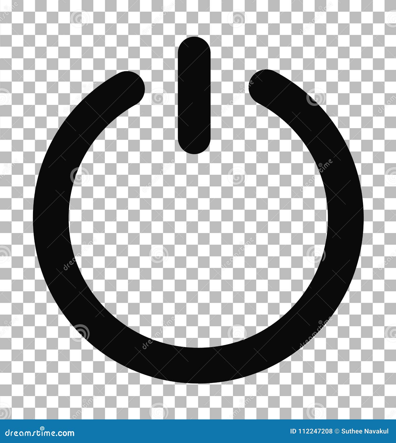 Ícone Do Poder Em Trasparent Símbolo Do Poder D Fechado Preto ...