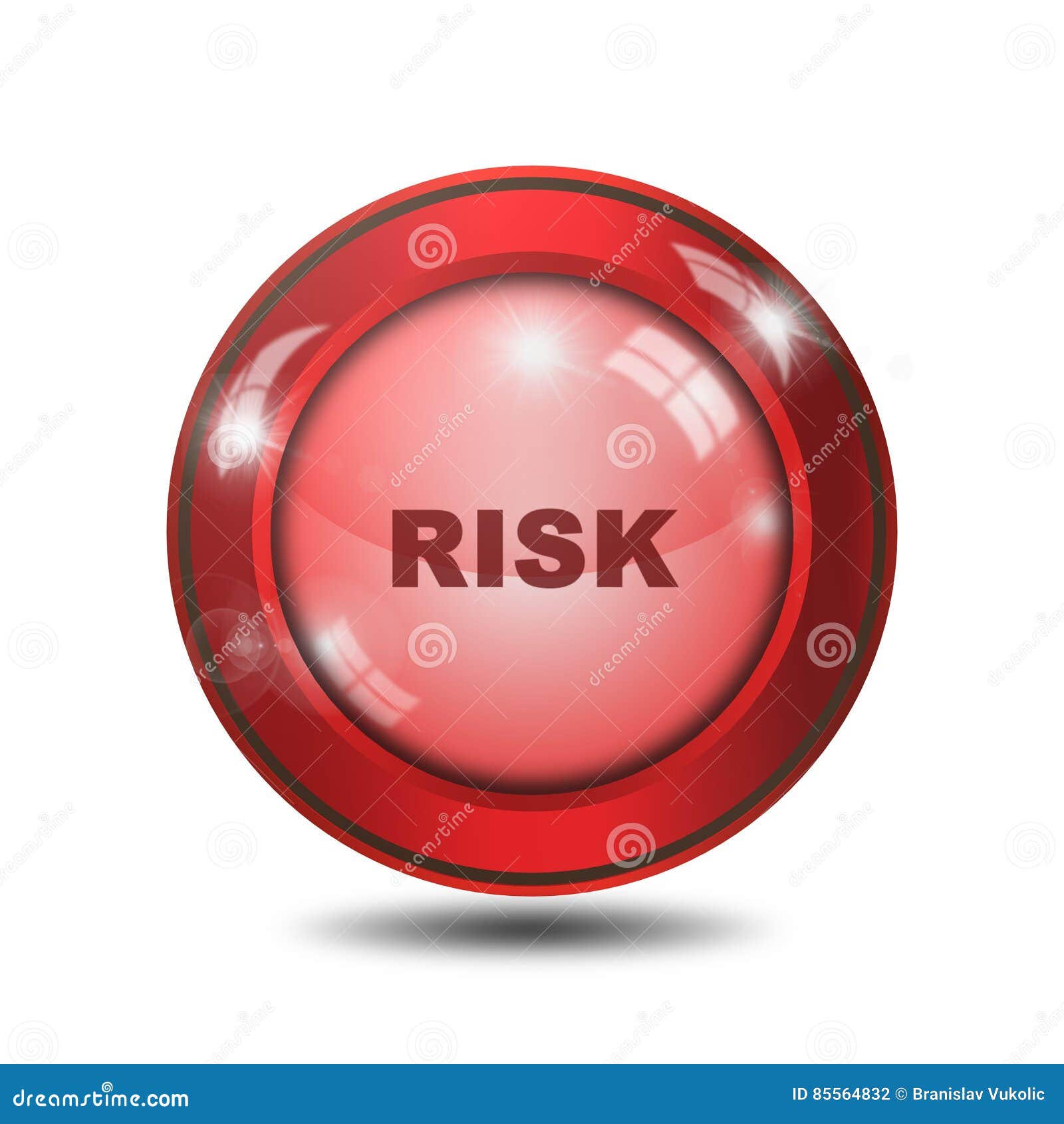 Ícone Do Risco, Sinal, Ilustração Ilustração Stock - Ilustração de rede ...