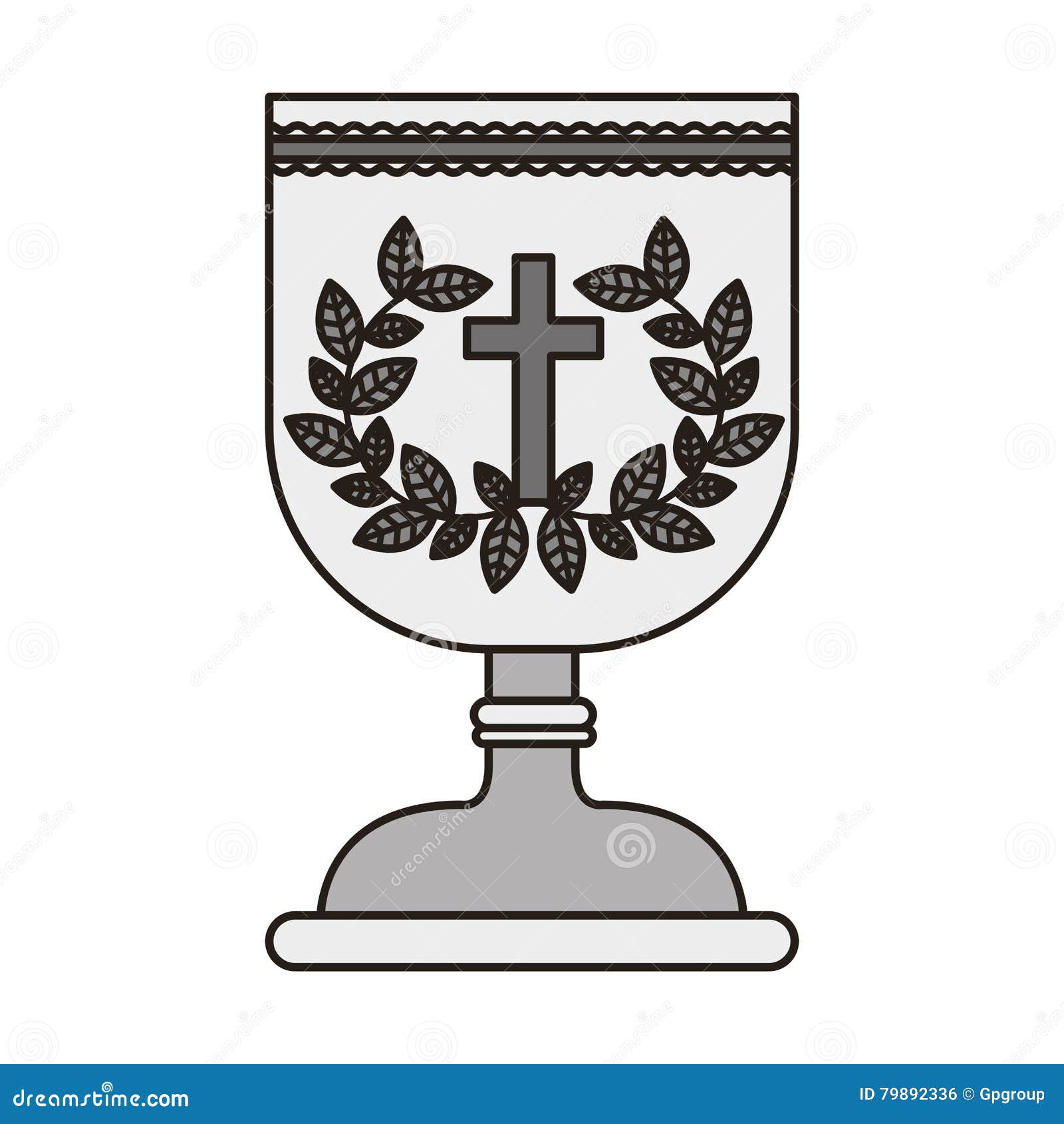 Ícone do Santo Graal ilustração do vetor. Ilustração de antigo - 79892336