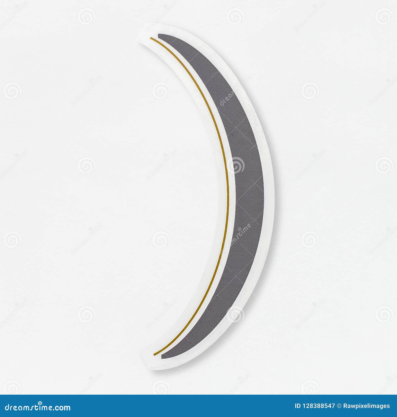 Ícone Do Sinal Do Parêntese Direito Isolado Ilustração Stock ...