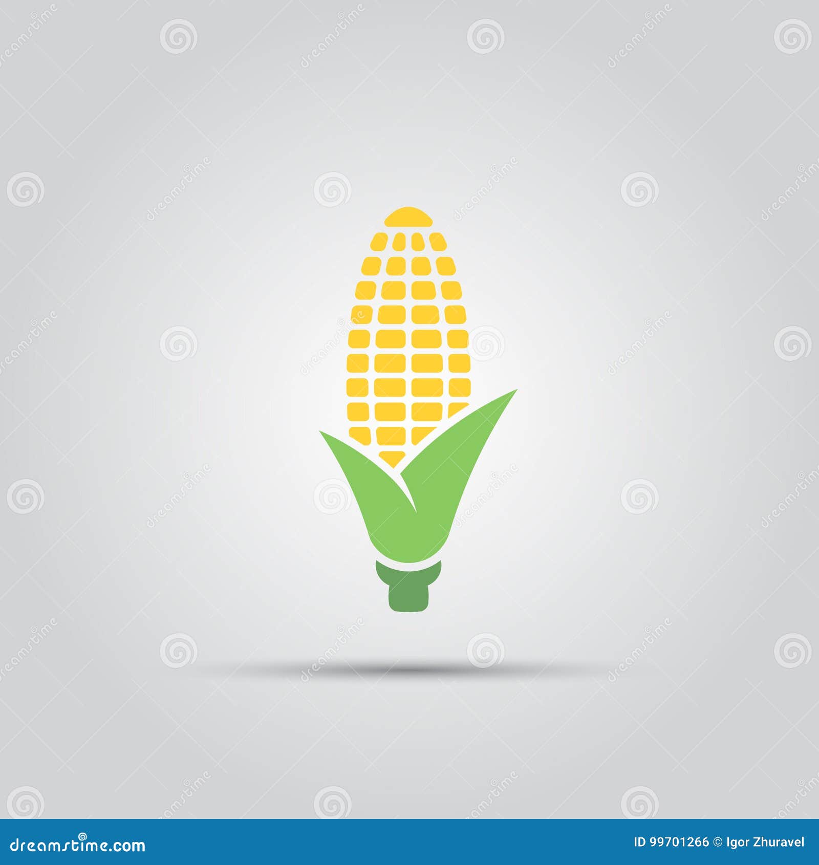 Ícone do vetor do milho ilustração do vetor. Ilustração de detalhe ...