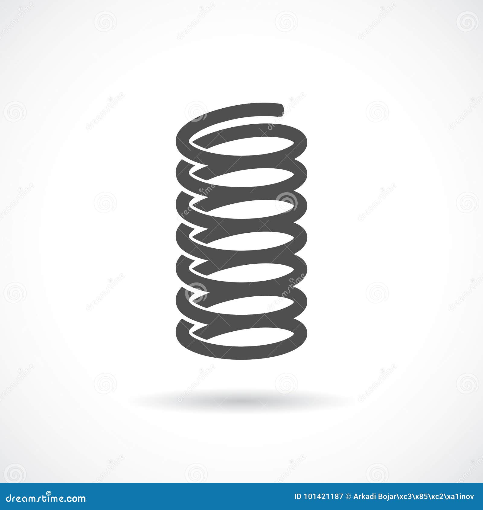 Ícone Flexível Do Vetor Da Mola Ilustração do Vetor - Ilustração de ...