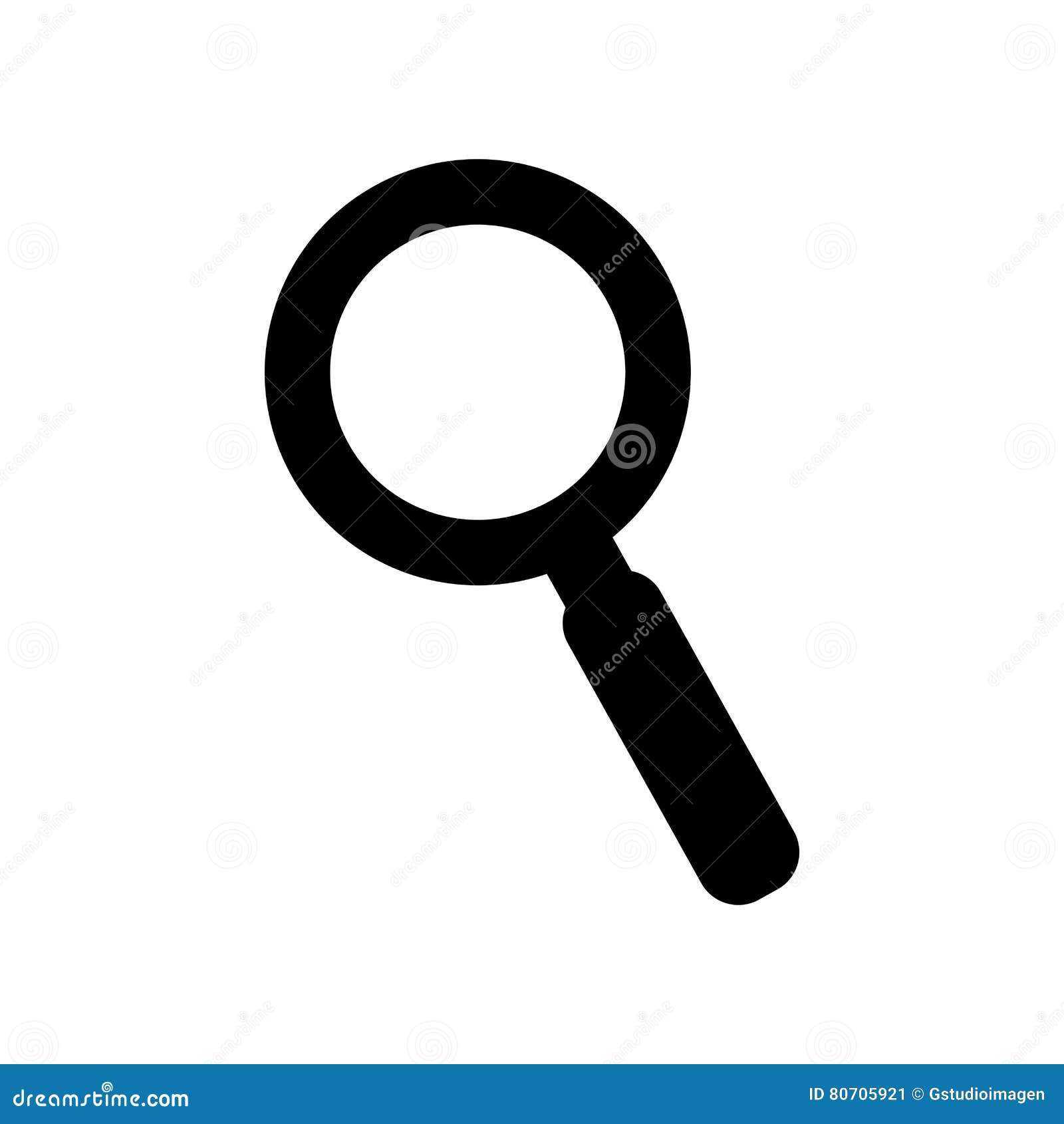 Ícone Isolado Lupa Da Busca Ilustração do Vetor - Ilustração de ...