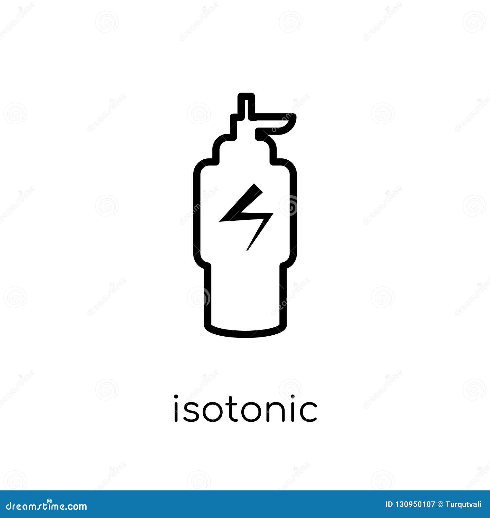 Ícone Isotonic Ícone Isotonic Do Vetor Linear Liso Moderno Na Moda ...