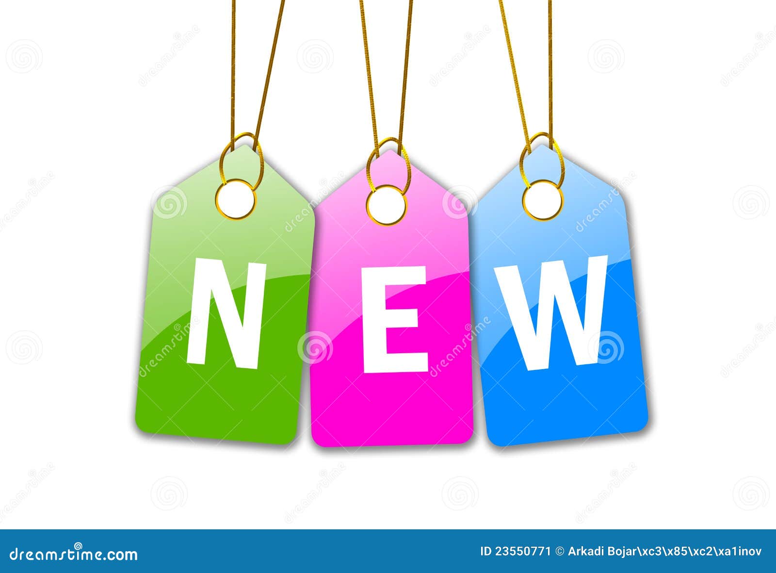 Ícone novo ilustração stock. Ilustração de sinal, novidade - 23550771