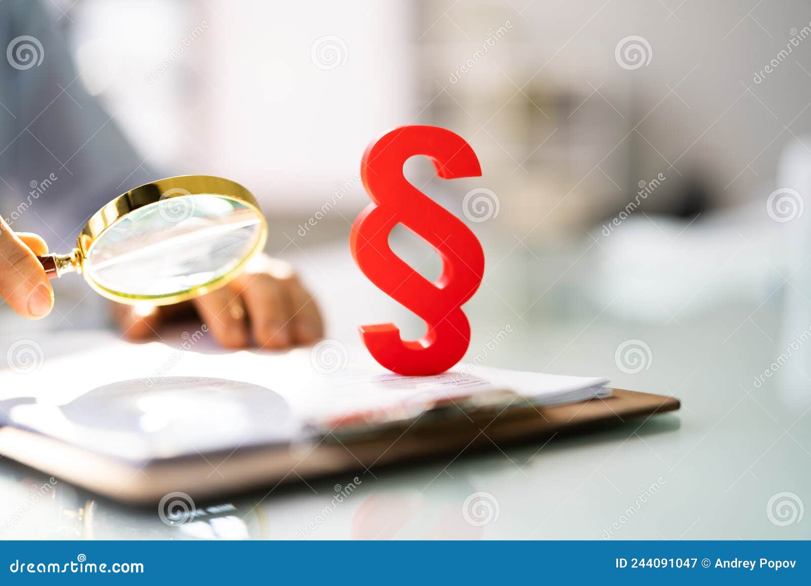 ícone Ou Sinal De Parágrafo. Arbitragem Legal Imagem de Stock - Imagem ...