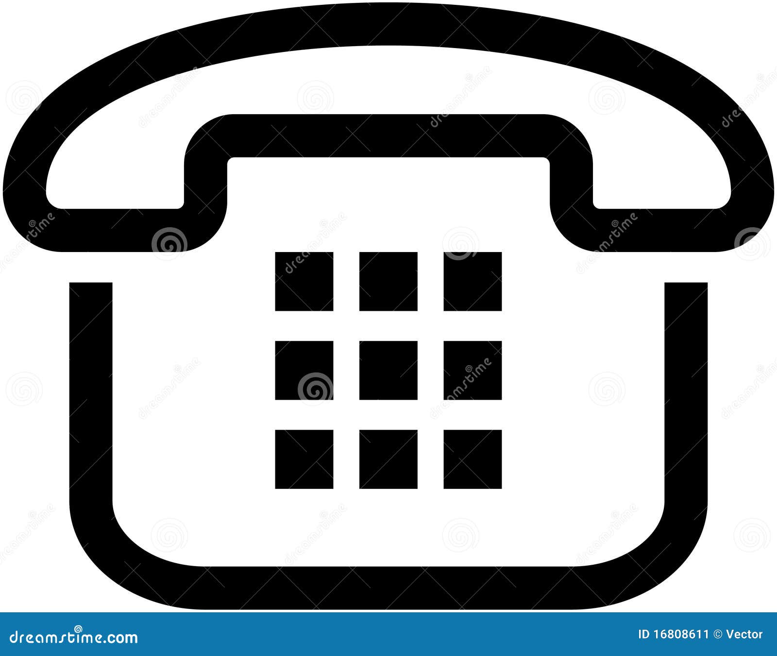 Ícone Simples Do Telefone - Ilustração Ilustração do Vetor - Ilustração ...