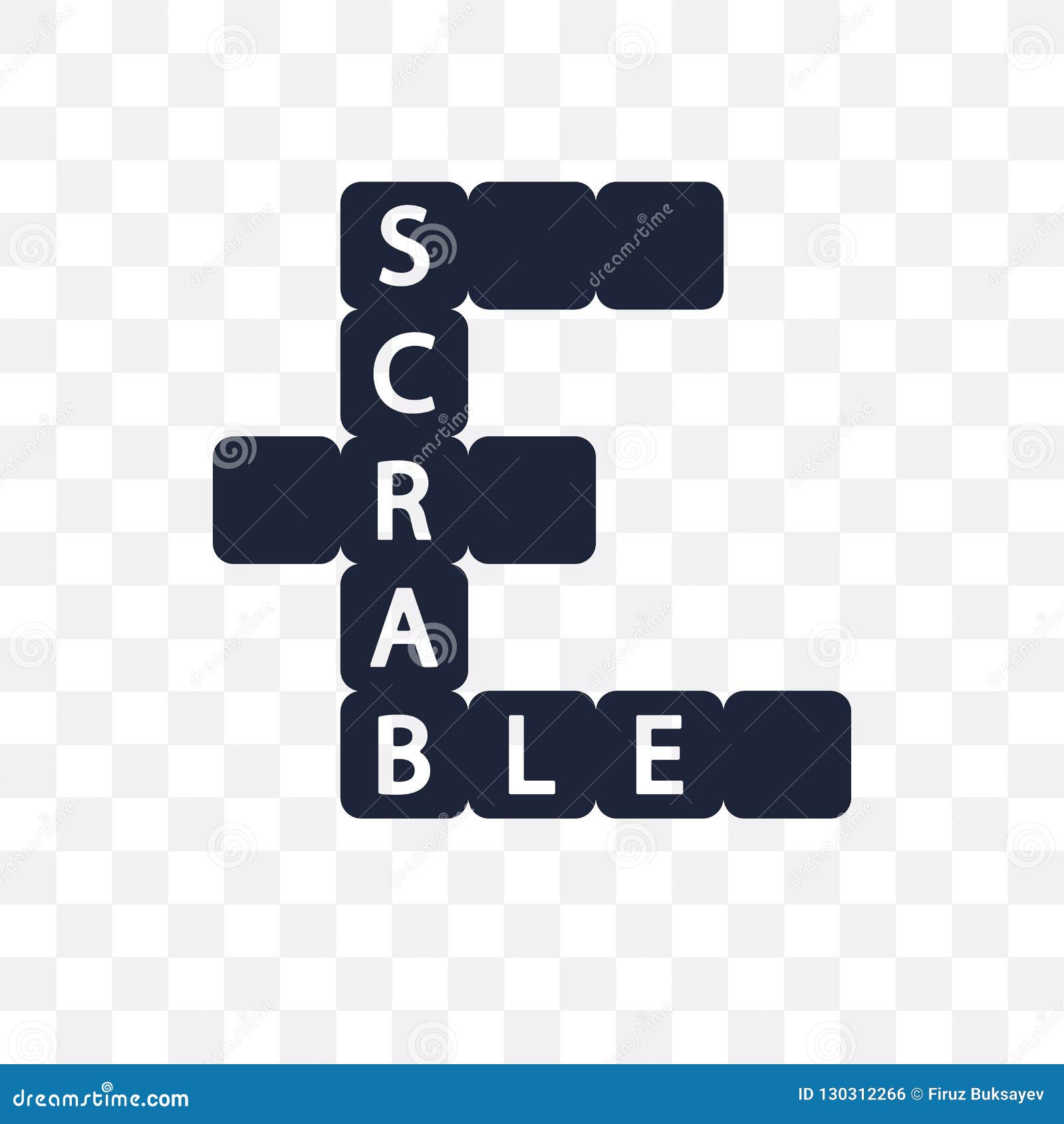 Ícone Transparente Do Scrabble Projeto Do Símbolo Do Scrabble Da Arcada ...