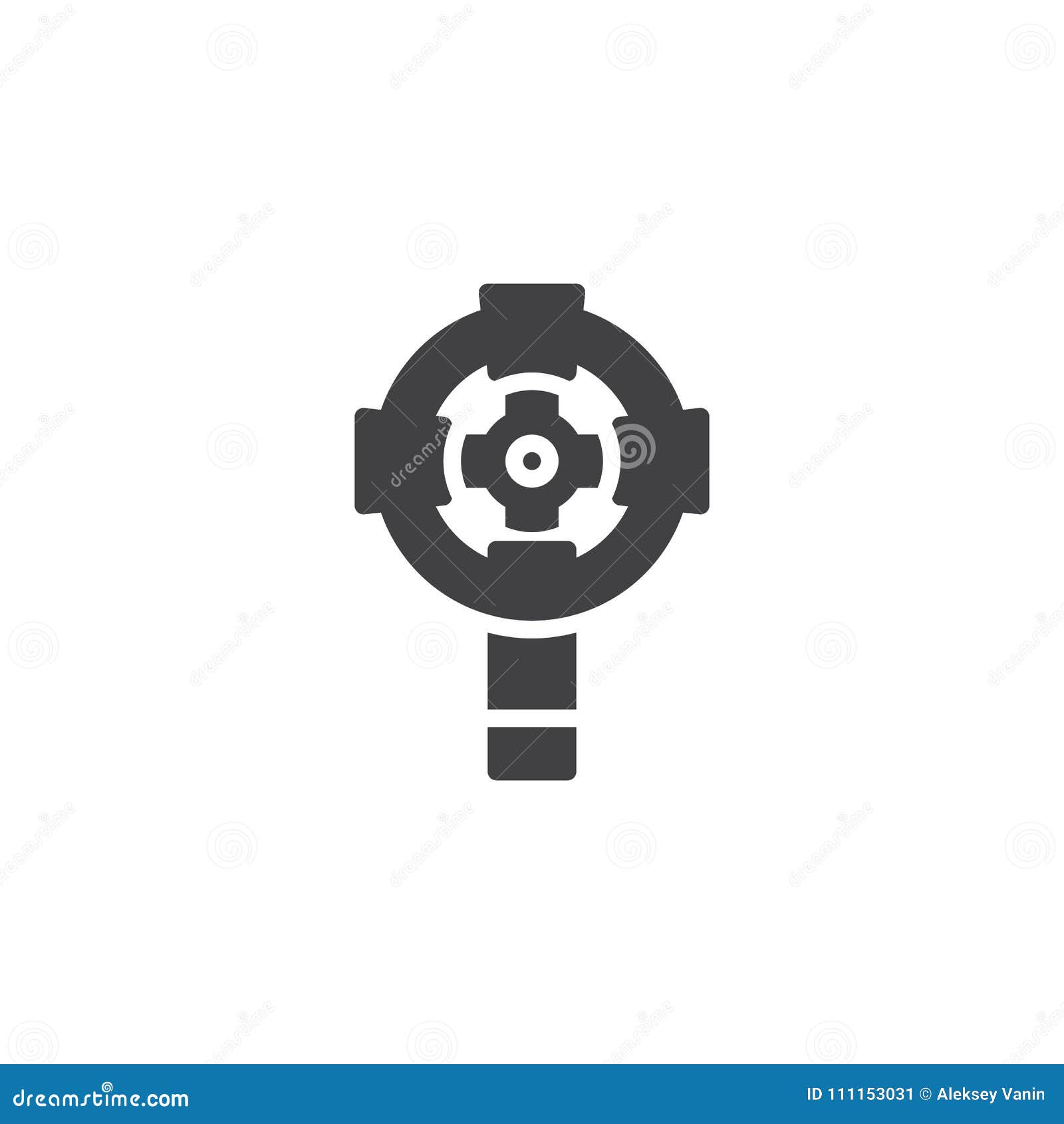 Ícone transversal do vetor ilustração do vetor. Ilustração de logotipo ...