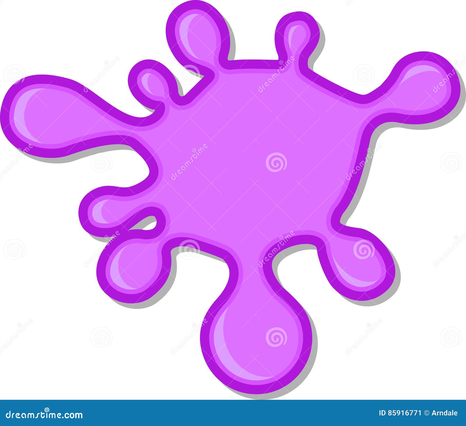 Ícone Violeta Da Mancha Ilustração Do Vetor Ilustração Stock ...