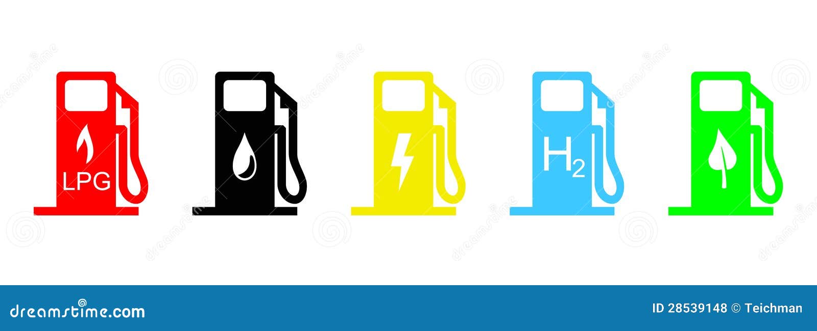 Ícones do combustível ilustração do vetor. Ilustração de futuro - 28539148