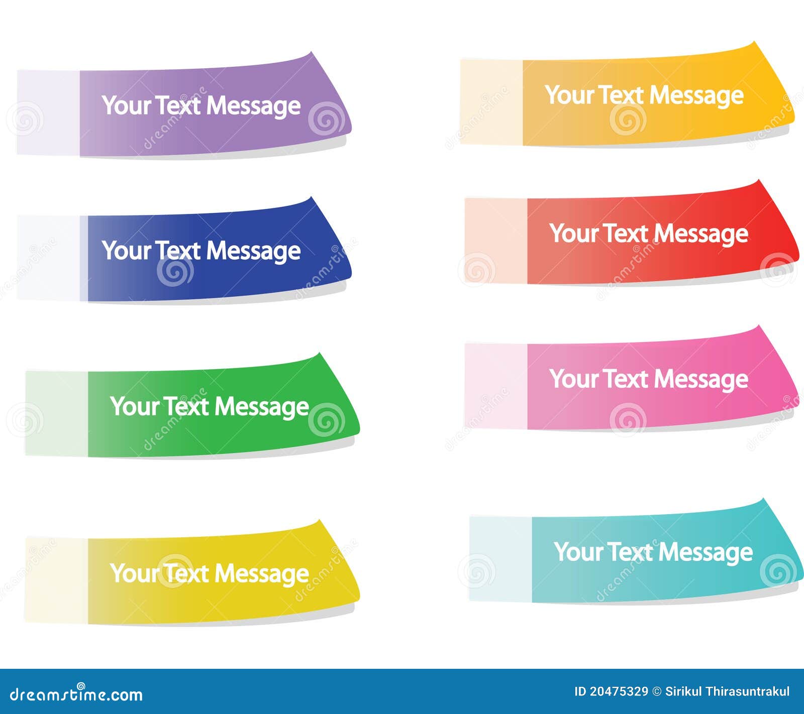 Índice colorido ilustración del vector. Ilustración de conjunto - 20475329