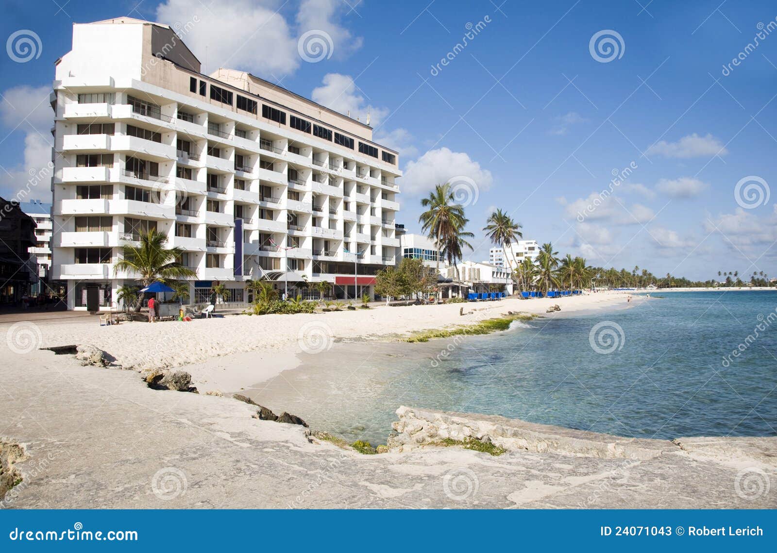 Île Colombie De San Andres De Plage Image stock - Image du neuf, port ...