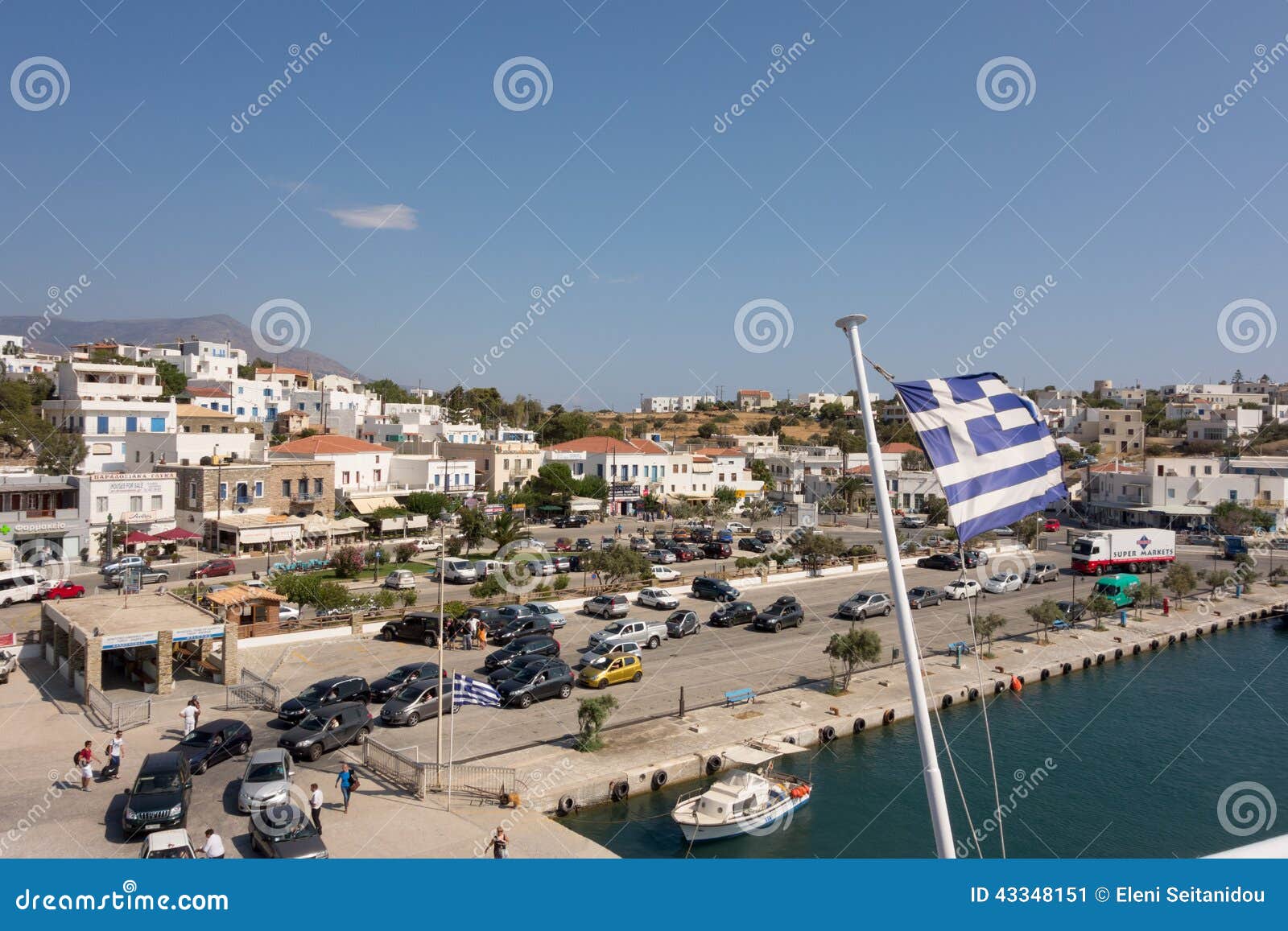 Île d'Andros - Grèce photo éditorial. Image du navigation - 43348151