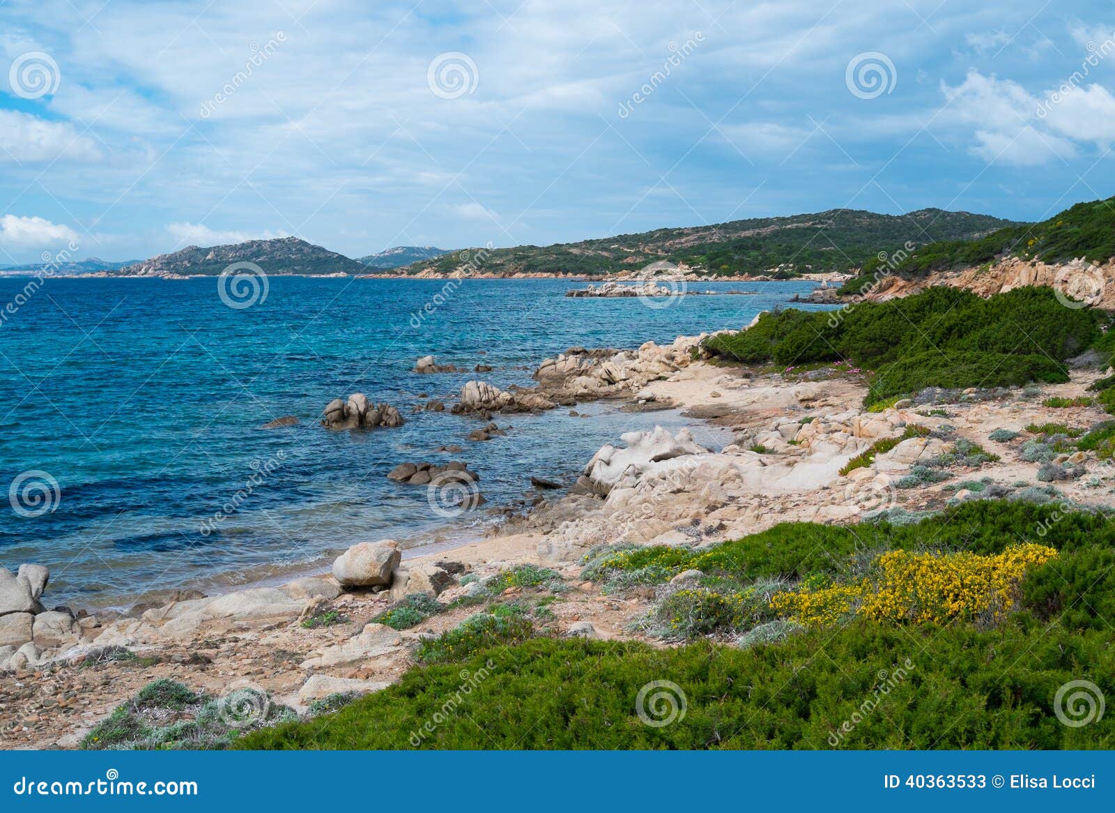 Île De Caprera, Sardaigne, Italie Image stock - Image du fond ...