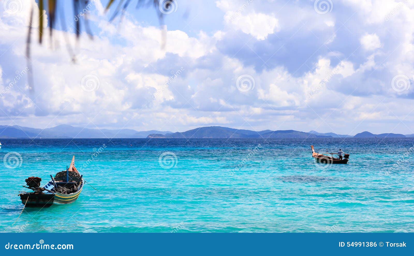 Île de vue de mer belle photo stock. Image du seascape - 54991386