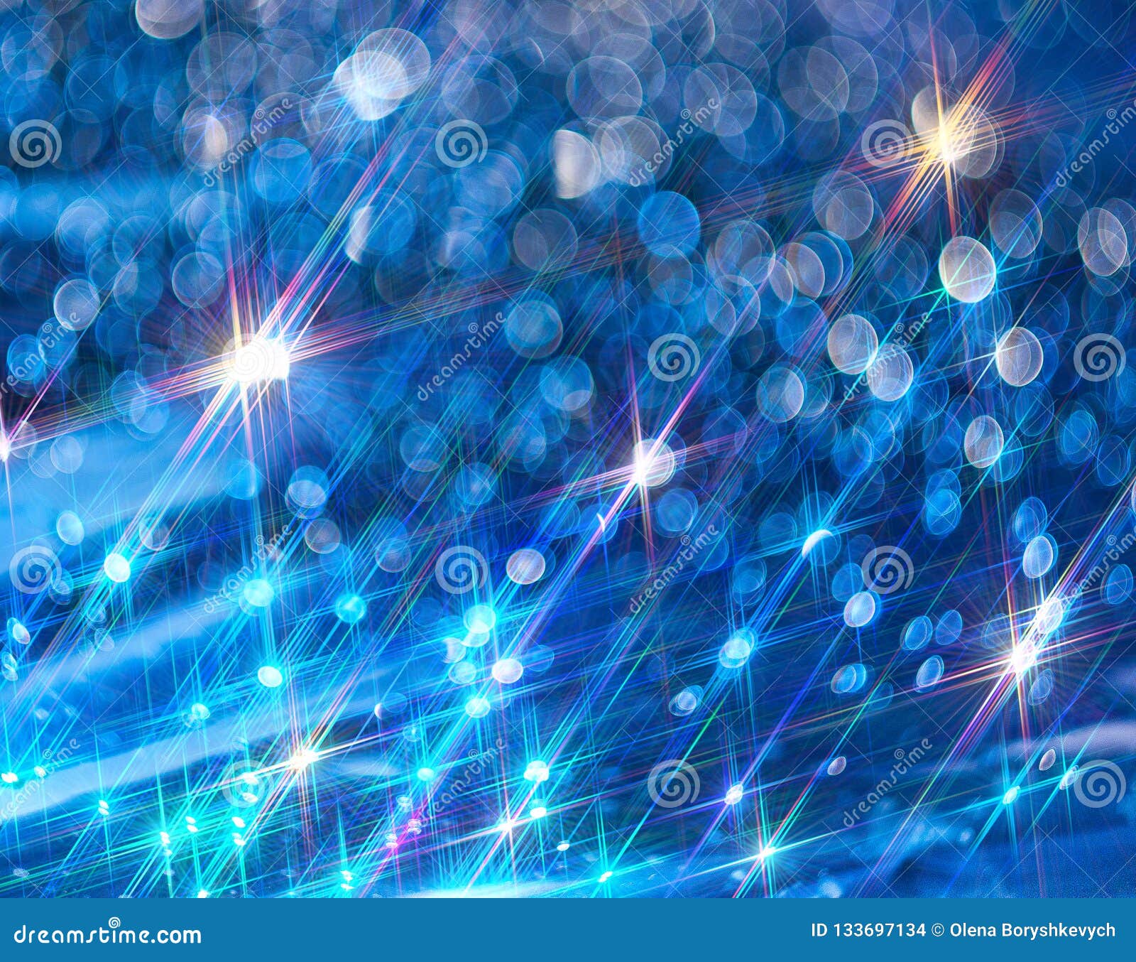 Modern Background of Shining Rays on Blue. Stock Illustration ...