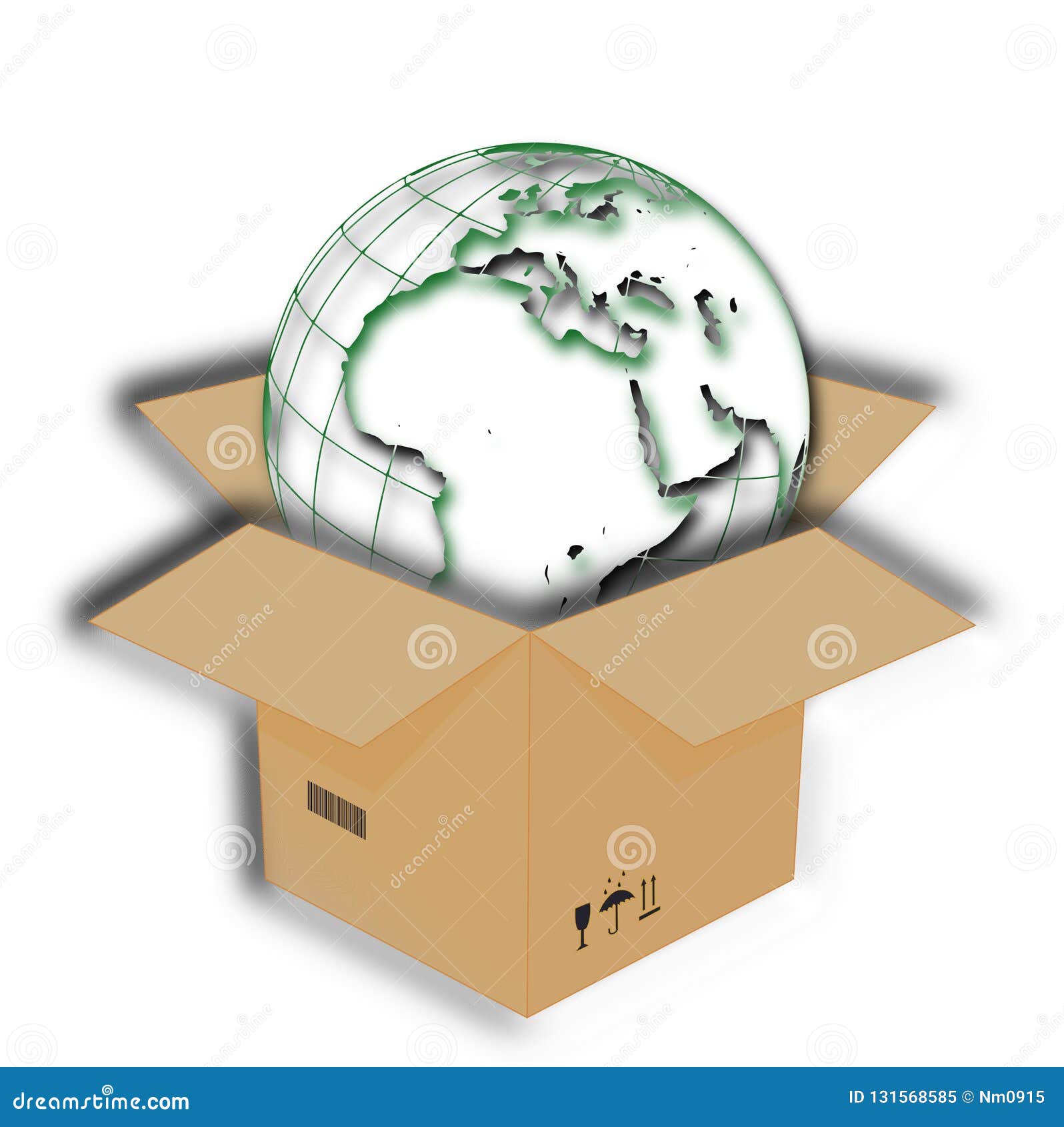 Ð lanet Earth in the Box Orient Stock Image - Illustration of asia ...