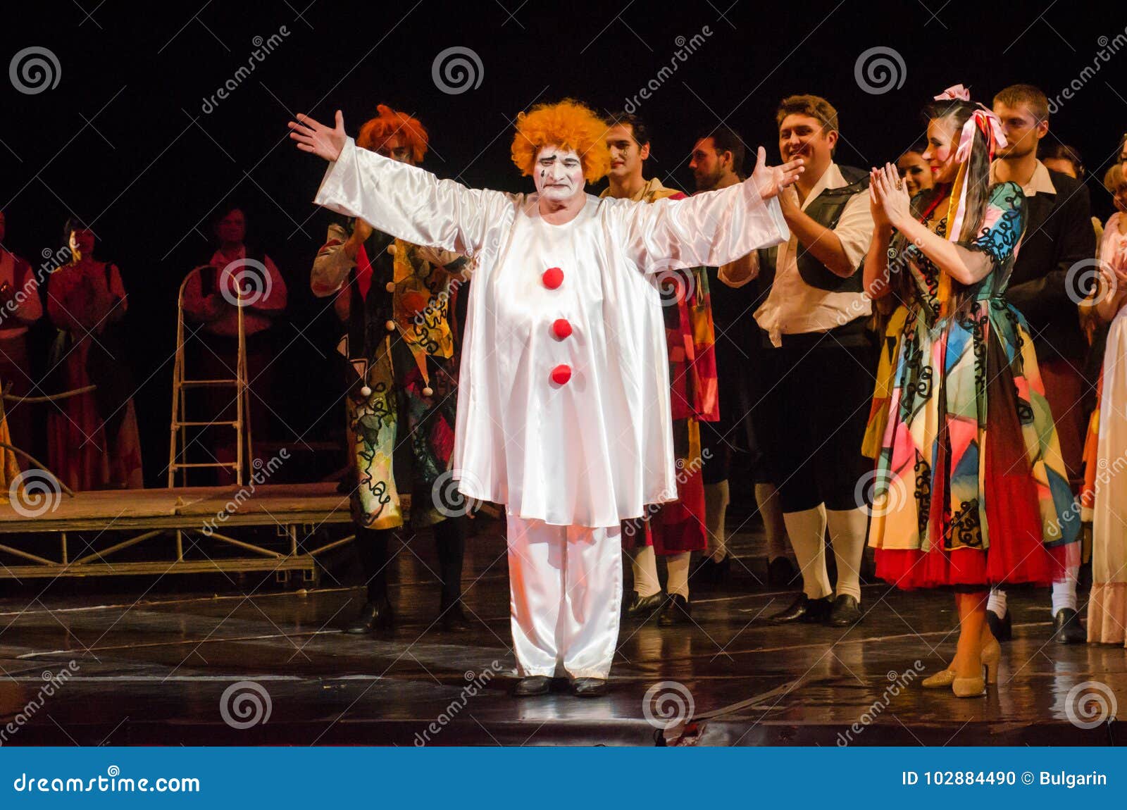 Ópera clásica Pagliacci imagen editorial. Imagen de adulto - 102884490