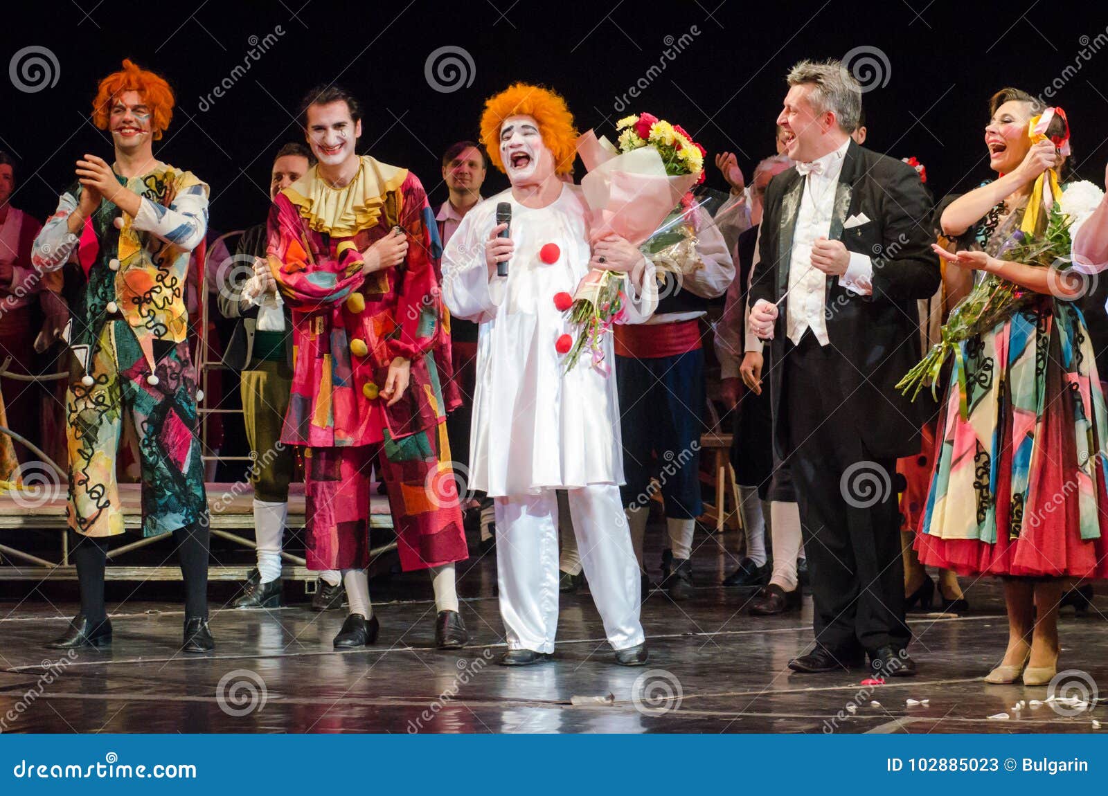 Ópera clásica Pagliacci foto de archivo editorial. Imagen de efecto ...