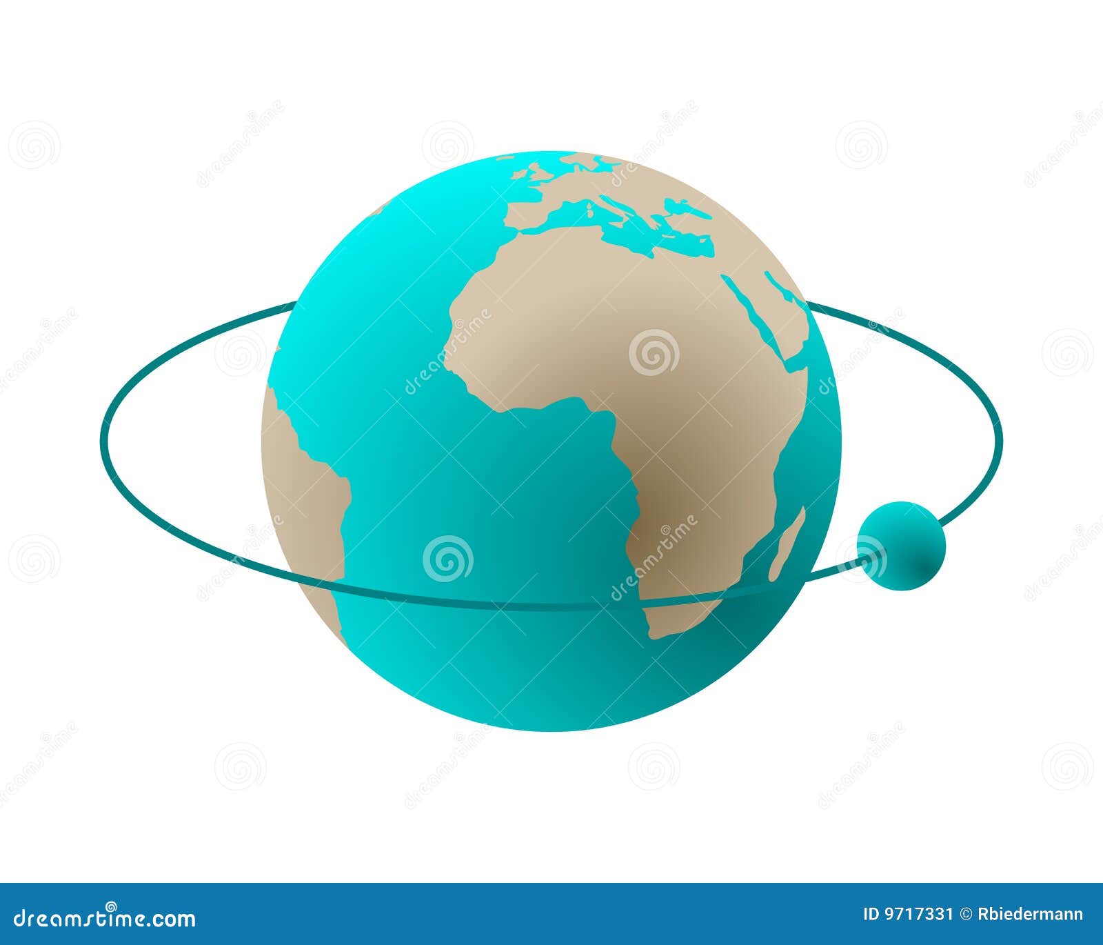 Órbita ilustração do vetor. Ilustração de vetor, projeto - 9717331