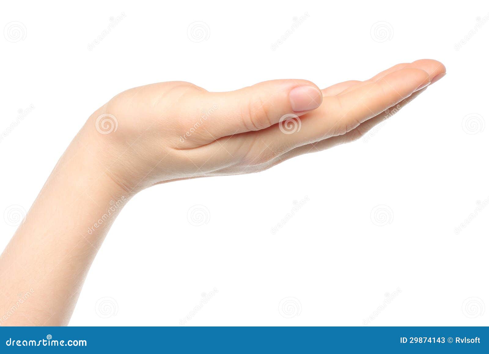 Öffnen Sie Frauenhand Stockfotos - Bild: 29874143