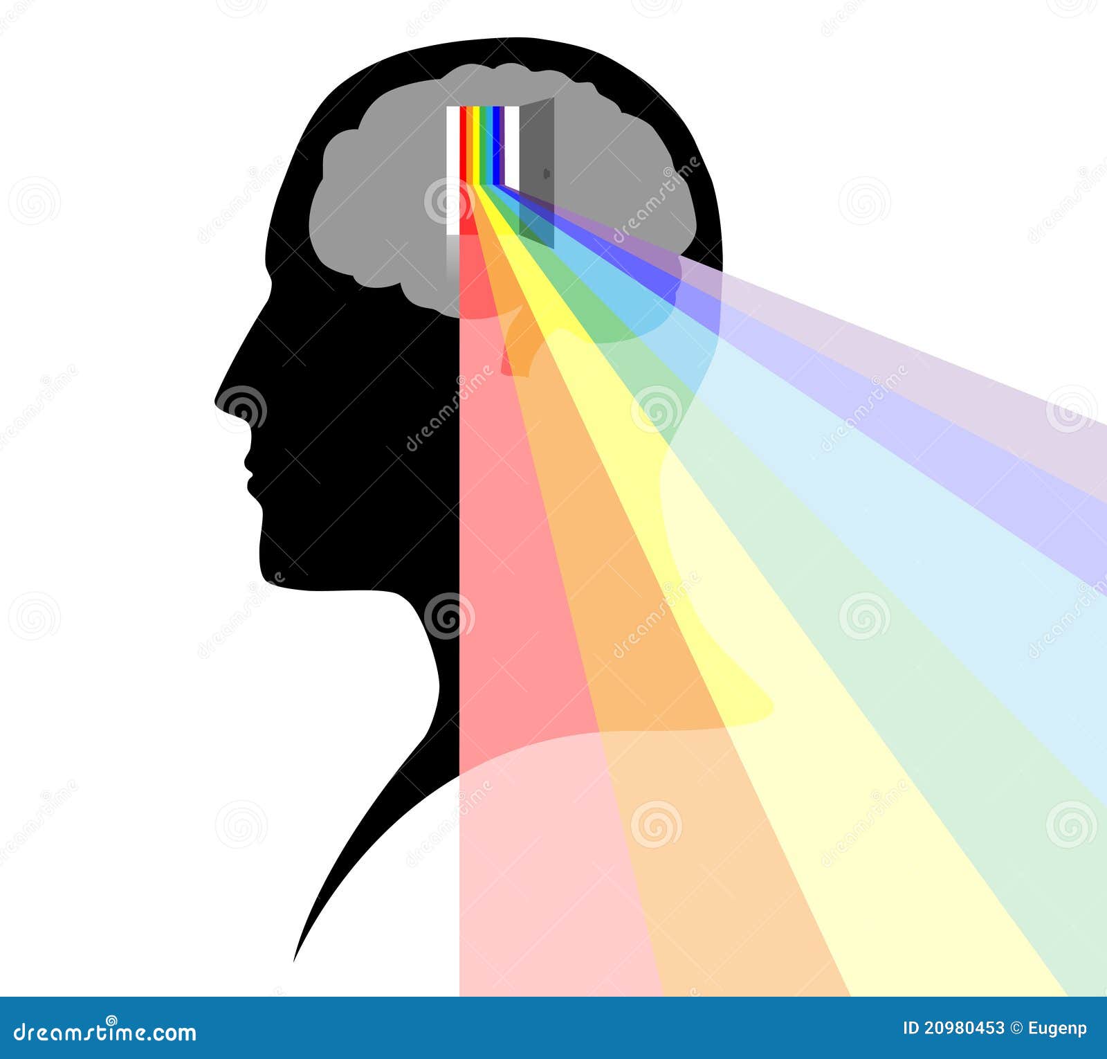 Öffnen Sie Ihren Verstand vektor abbildung. Illustration von ...