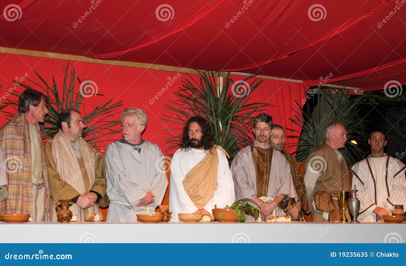 Última Ceia De Jesus E De Seus Discípulo Imagem Editorial - Imagem de ...