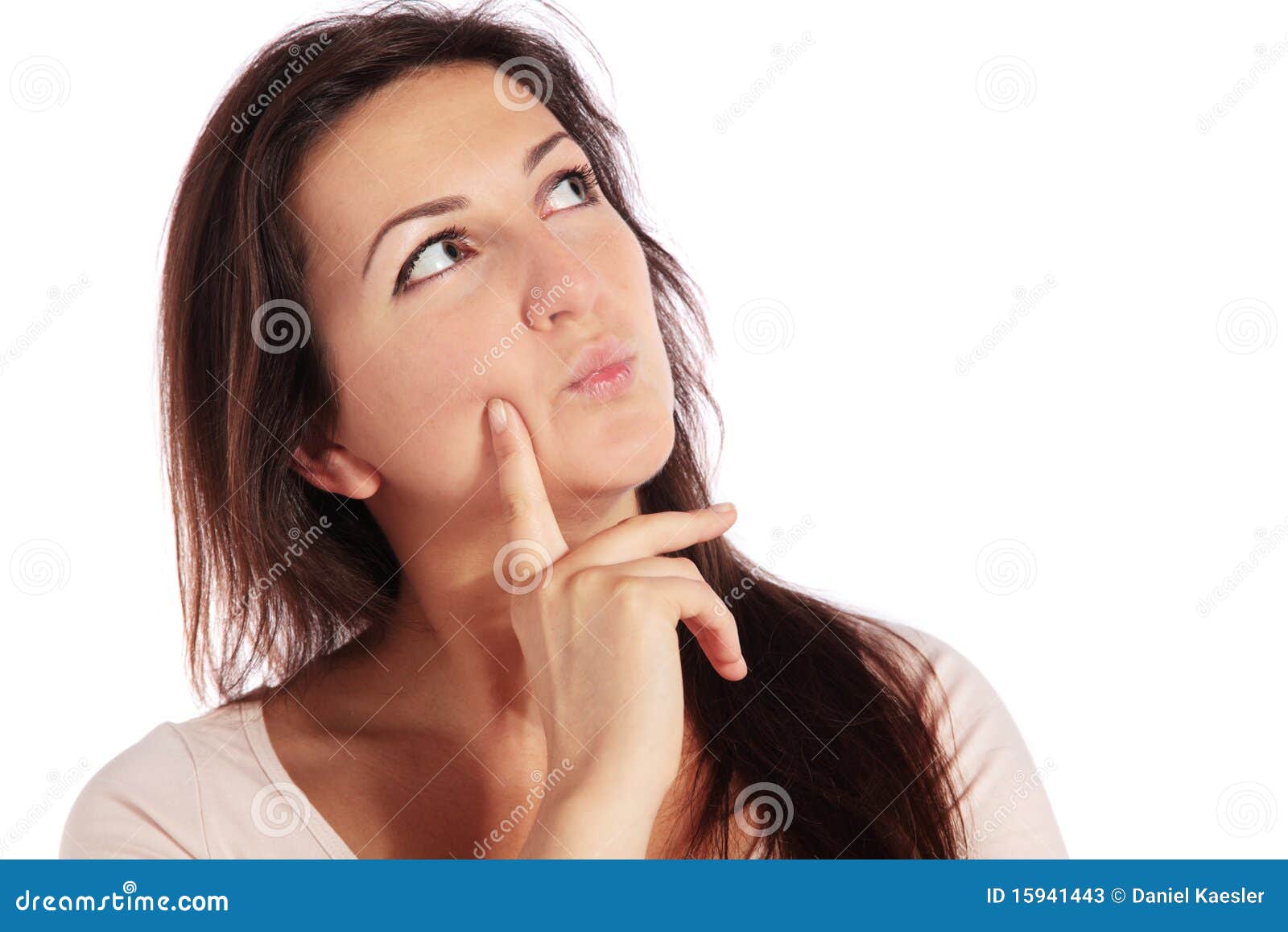 Überlegen Sie Eine Entscheidung Stockbild - Bild von gedanke ...