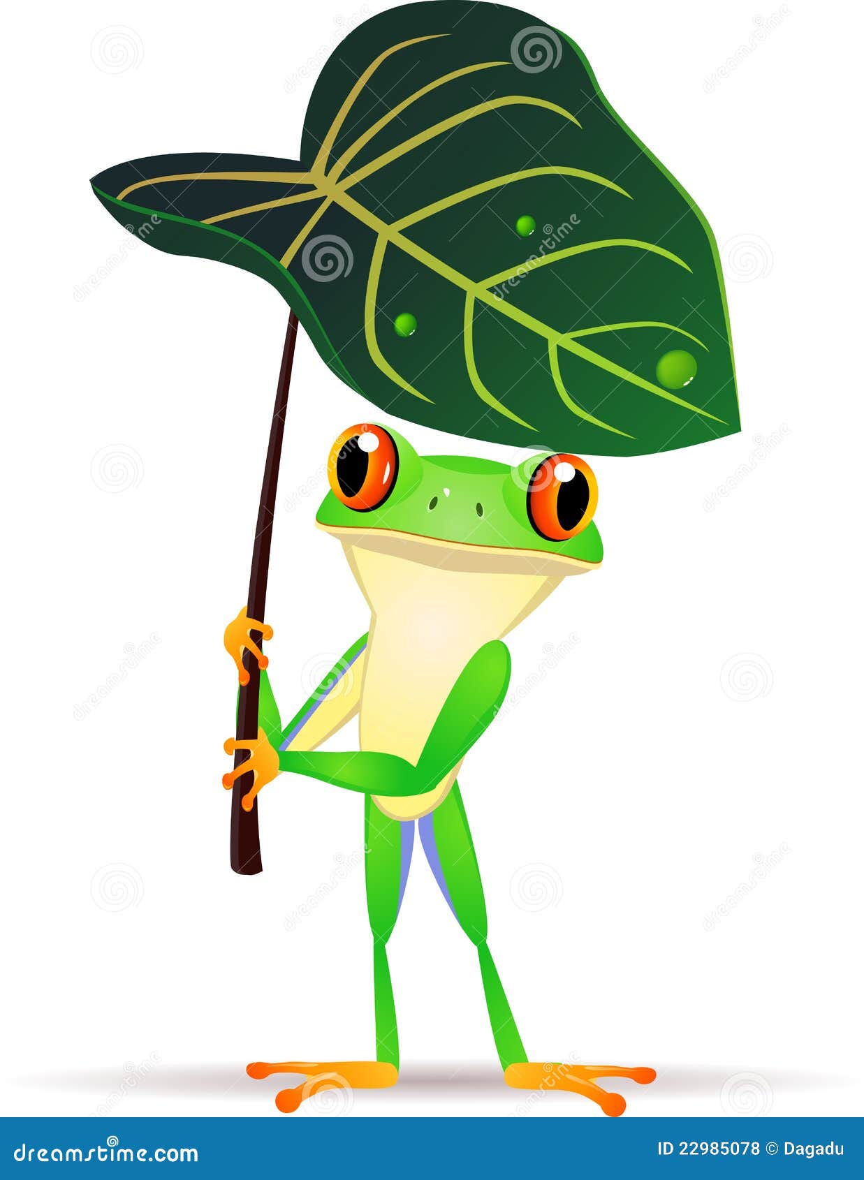żaba śmieszna ilustracja wektor. Ilustracja złożonej z życzliwy - 22985078