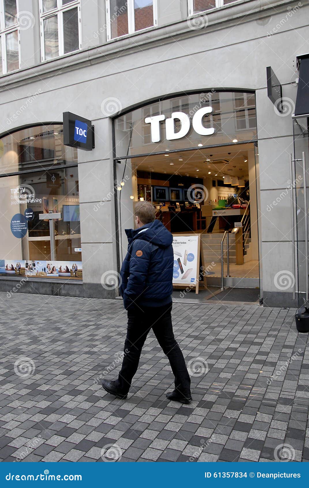 Καλώδιο TDC Tele Danmark εκδοτική στοκ εικόνα. εικόνα από - 61357834