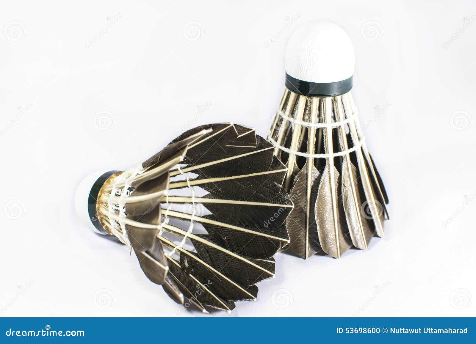 Μαύρα shuttlecocks στοκ εικόνες. εικόνα από - 53698600