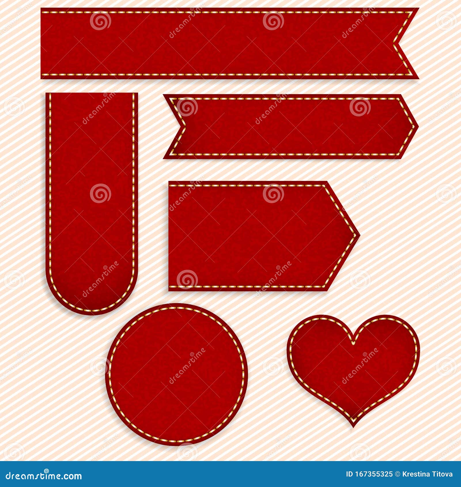 Design Elements for Decoration. Beautiful Web Tags Shiny Modern Design ...