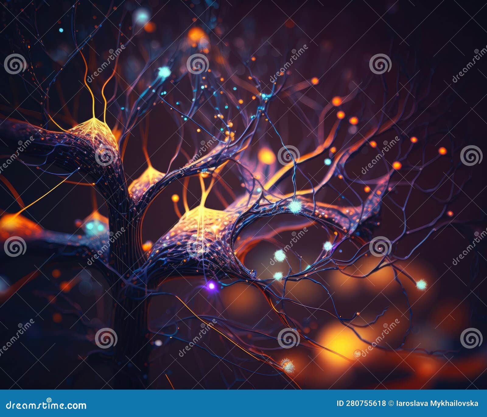 Ð Comprehensive Pervasive Neural Network. Generative AI Stock ...