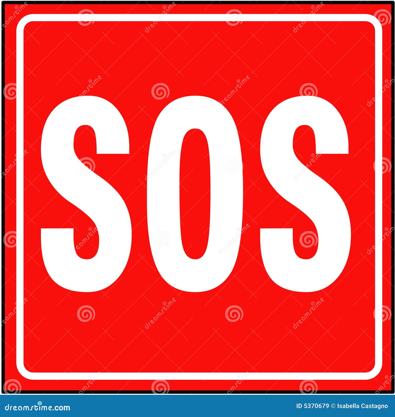 Знак Sos иллюстрация штока. иллюстрации насчитывающей притяжка - 5370679