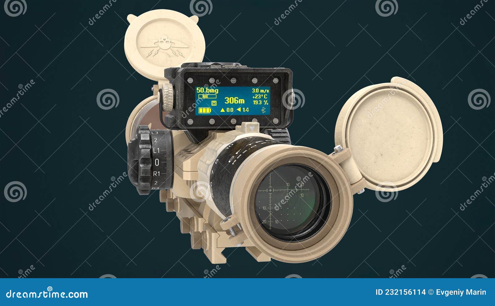 Ðžptical Sight with a Ballistic Computer for Long-range Shooting Stock ...