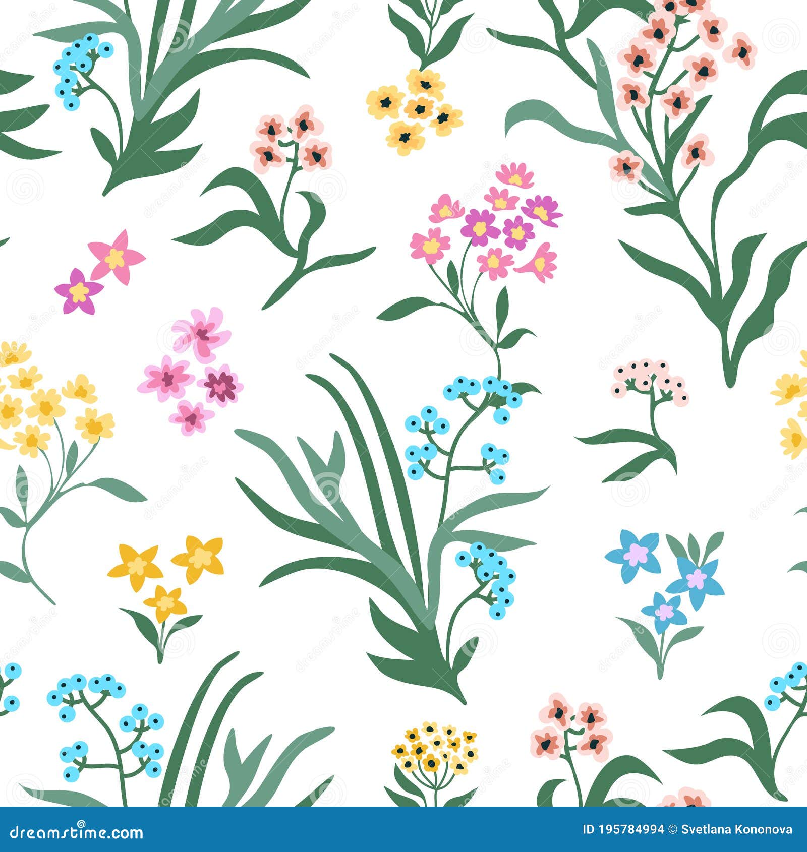 Seamless Vector Pattern in Repeat. Stock Vector - Illustration of ...