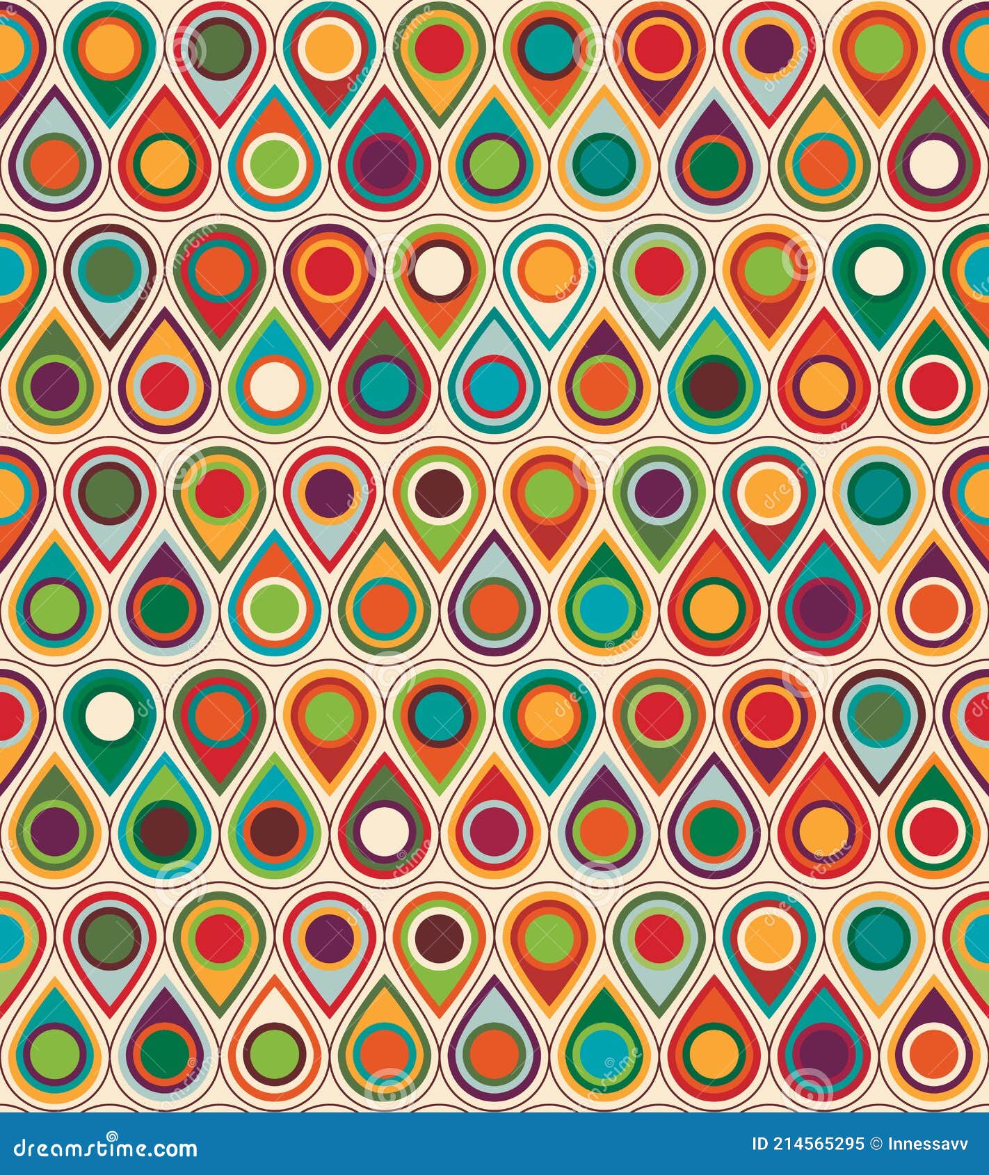 Multicolor Abstract Background. Colored Drops. Stock Vector ...